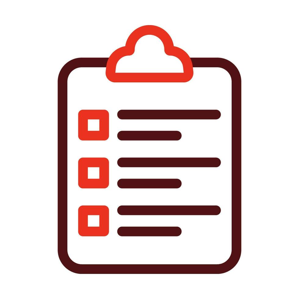 Guidelines Vector Thick Line Two Color Icons For Personal And ...