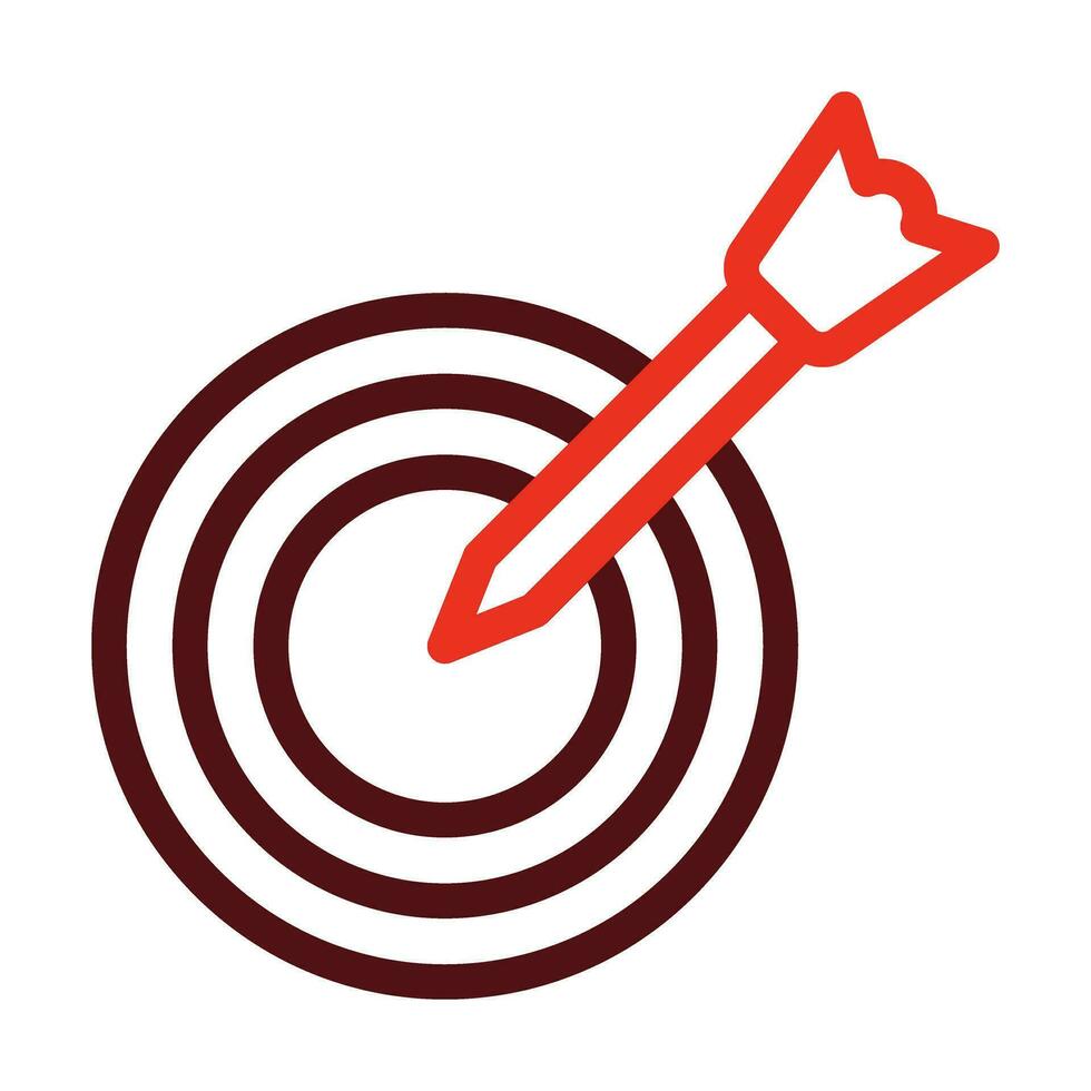 Niche Market Stock Vector Thick Line Two Color Icons For Personal And ...