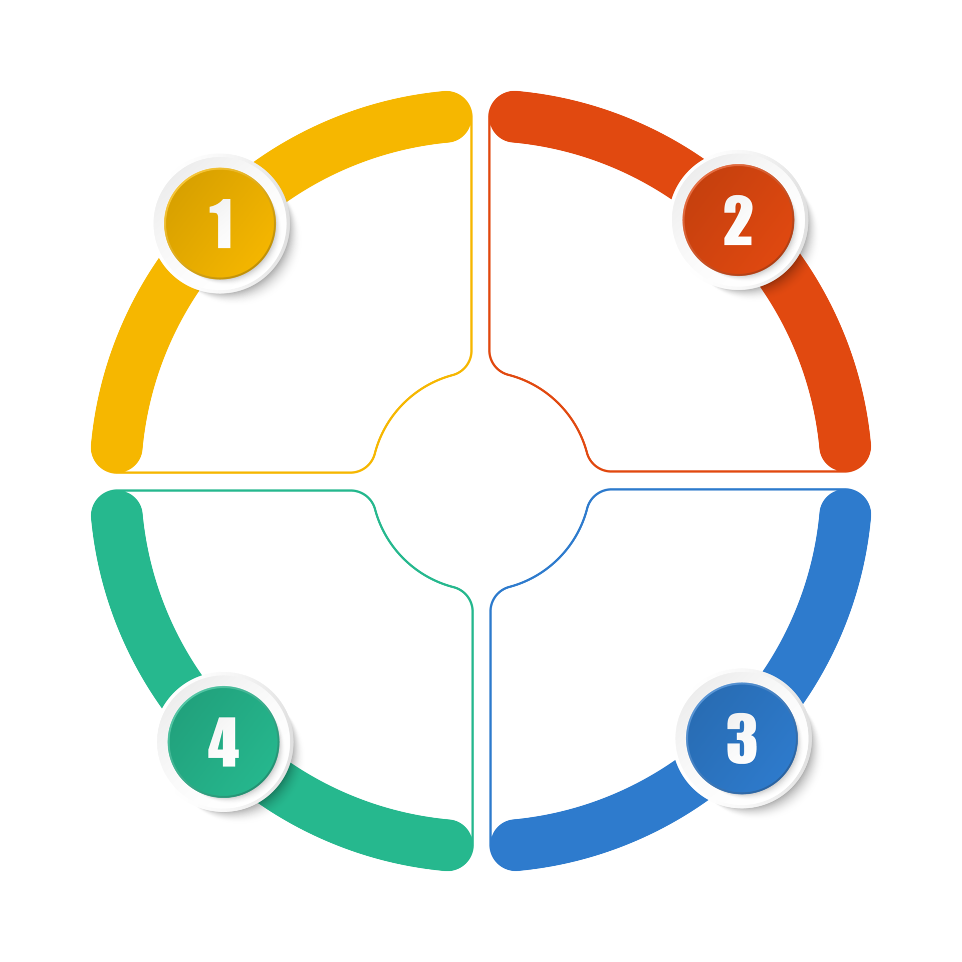 Infographic with 4 steps, process or options. 33052613 PNG Infographic with 4 steps, process or options. 33052613 PNG