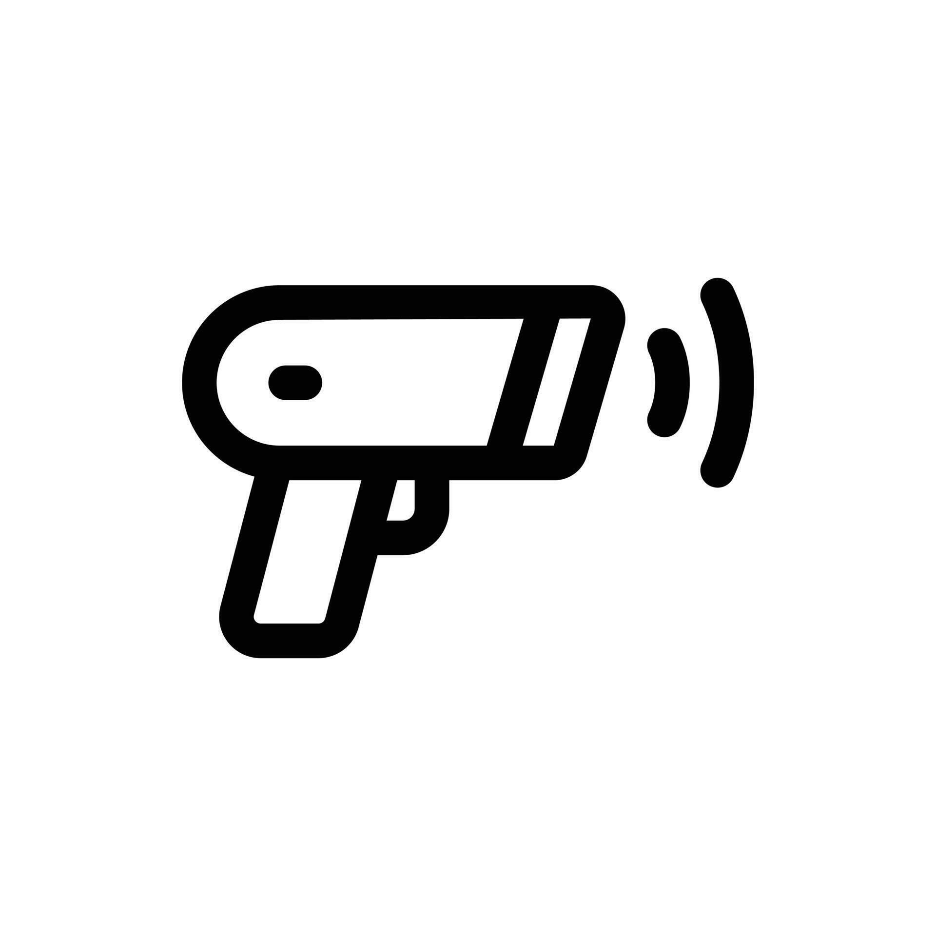 código de barras escáner icono en de moda contorno estilo aislado en ...