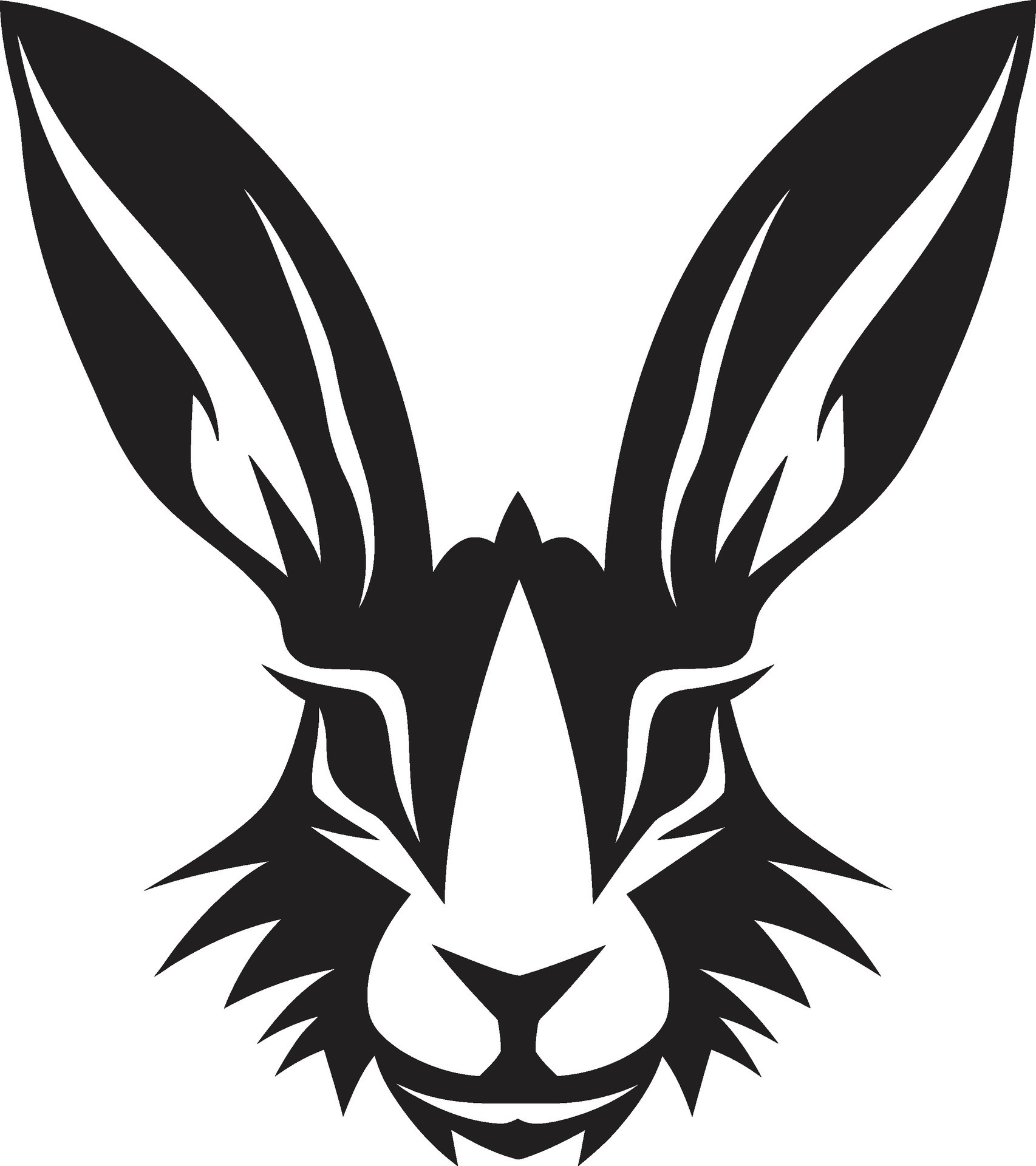 Stylish Rabbit Silhouette Abstract Graceful Black Bunny Seal 33057928 ... Stylish Rabbit Silhouette Abstract Graceful Black Bunny Seal 33057928 ...