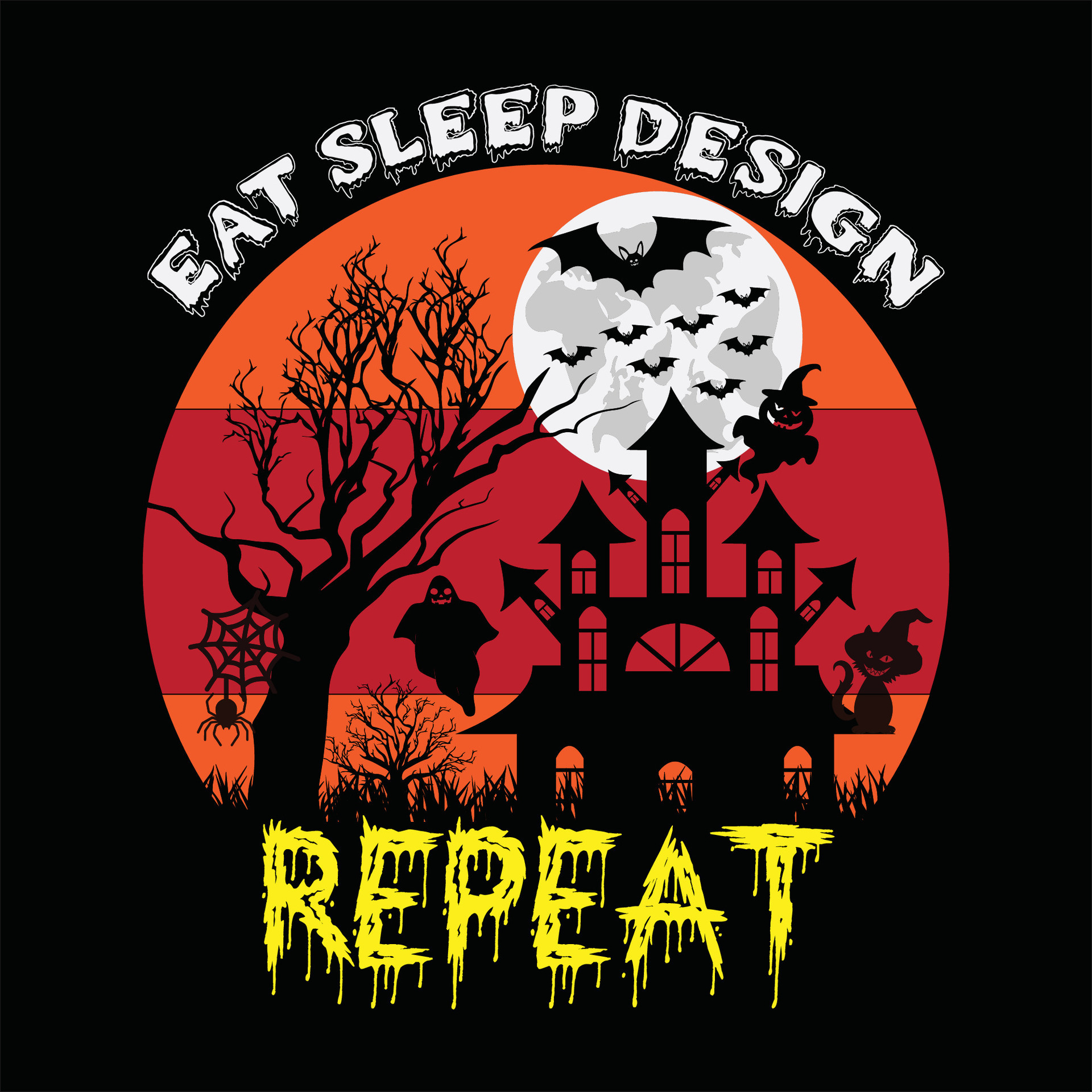 Eat sleep design repeat 1 33061861 Vector Art at Vecteezy