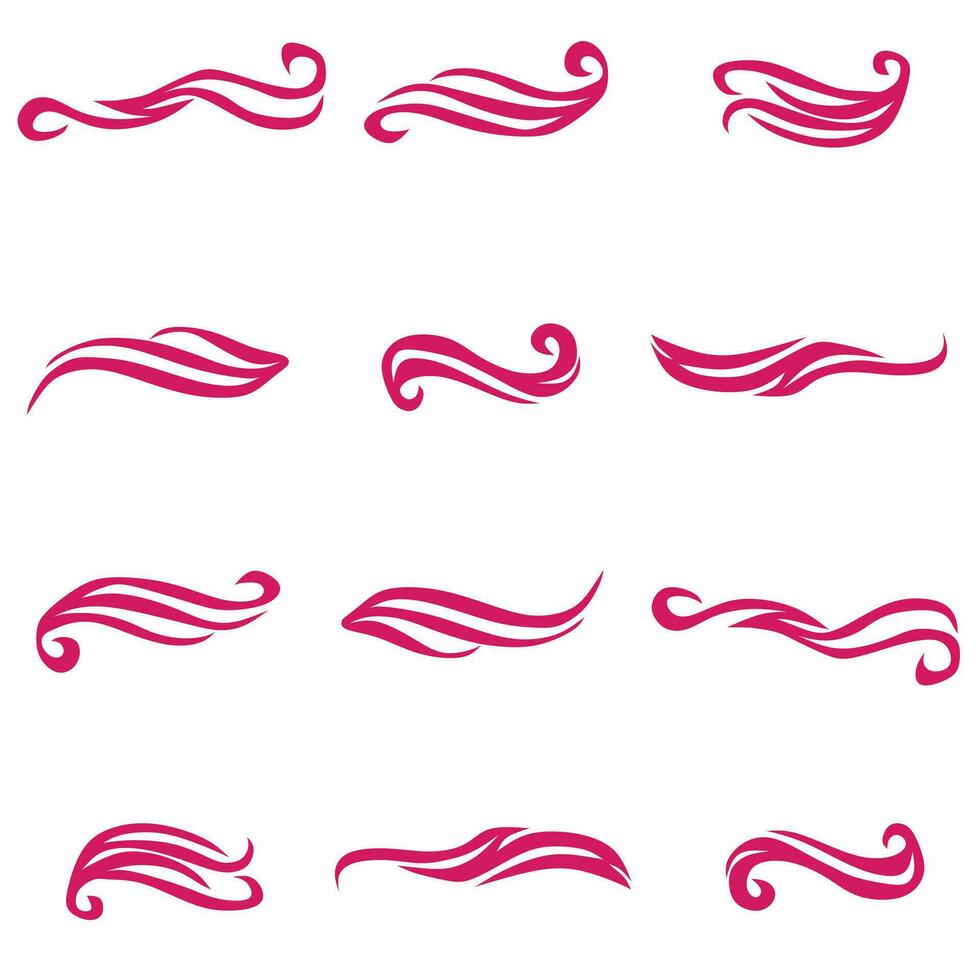 Colorful wave sets on white background 33062400 Vector Art at Vecteezy