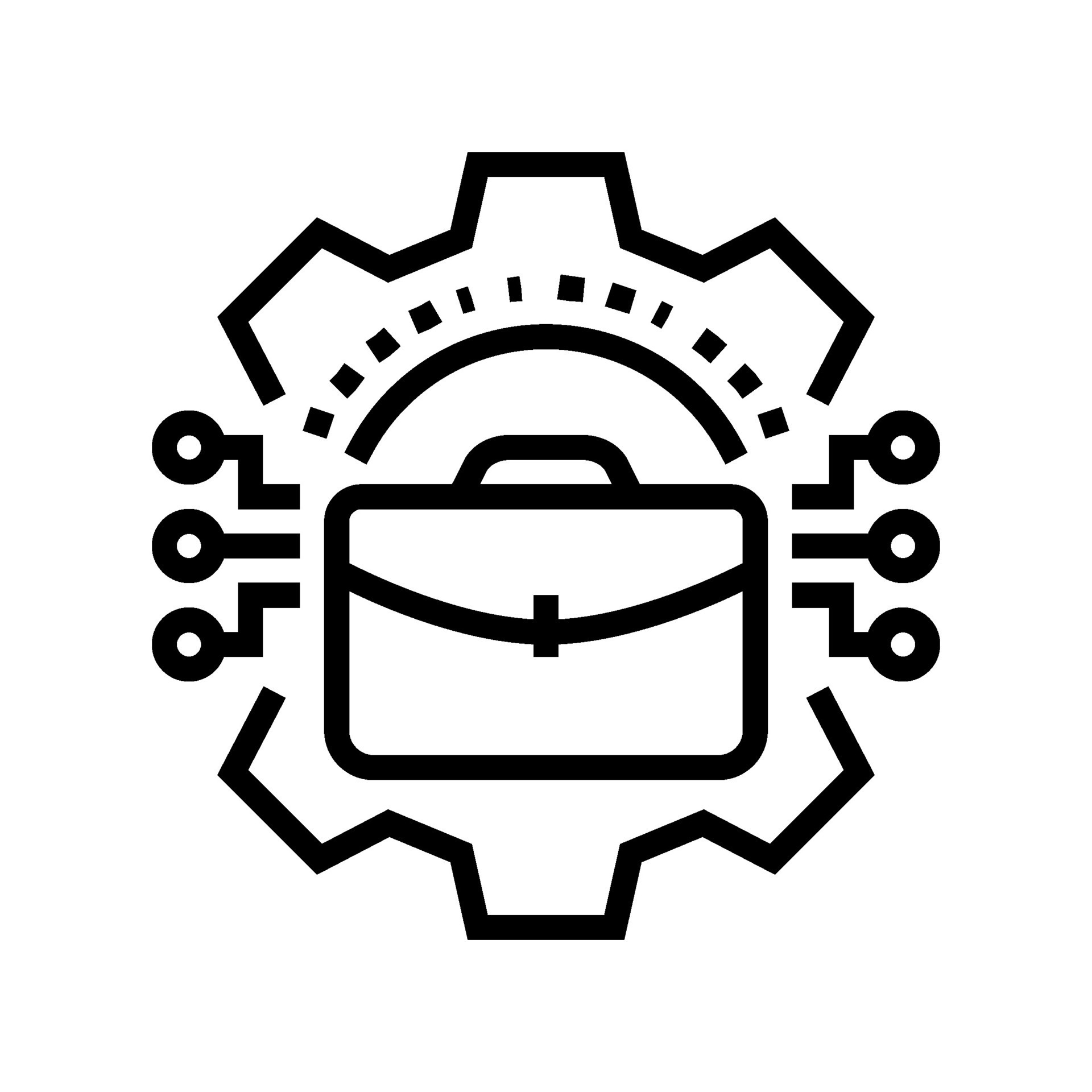 Business Process Analyst Line Icon Vector Illustration 33062510 Vector