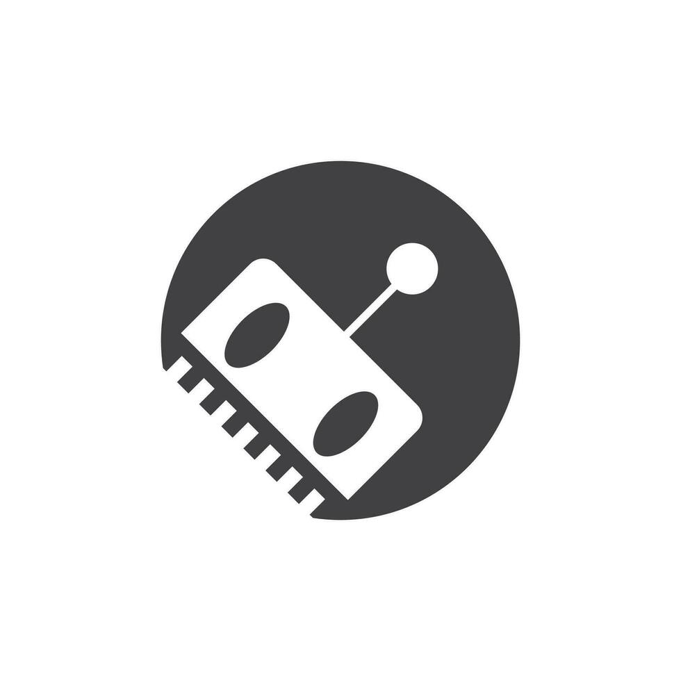 Robot logo template vector icon illustration design 33070747 Vector Art ...