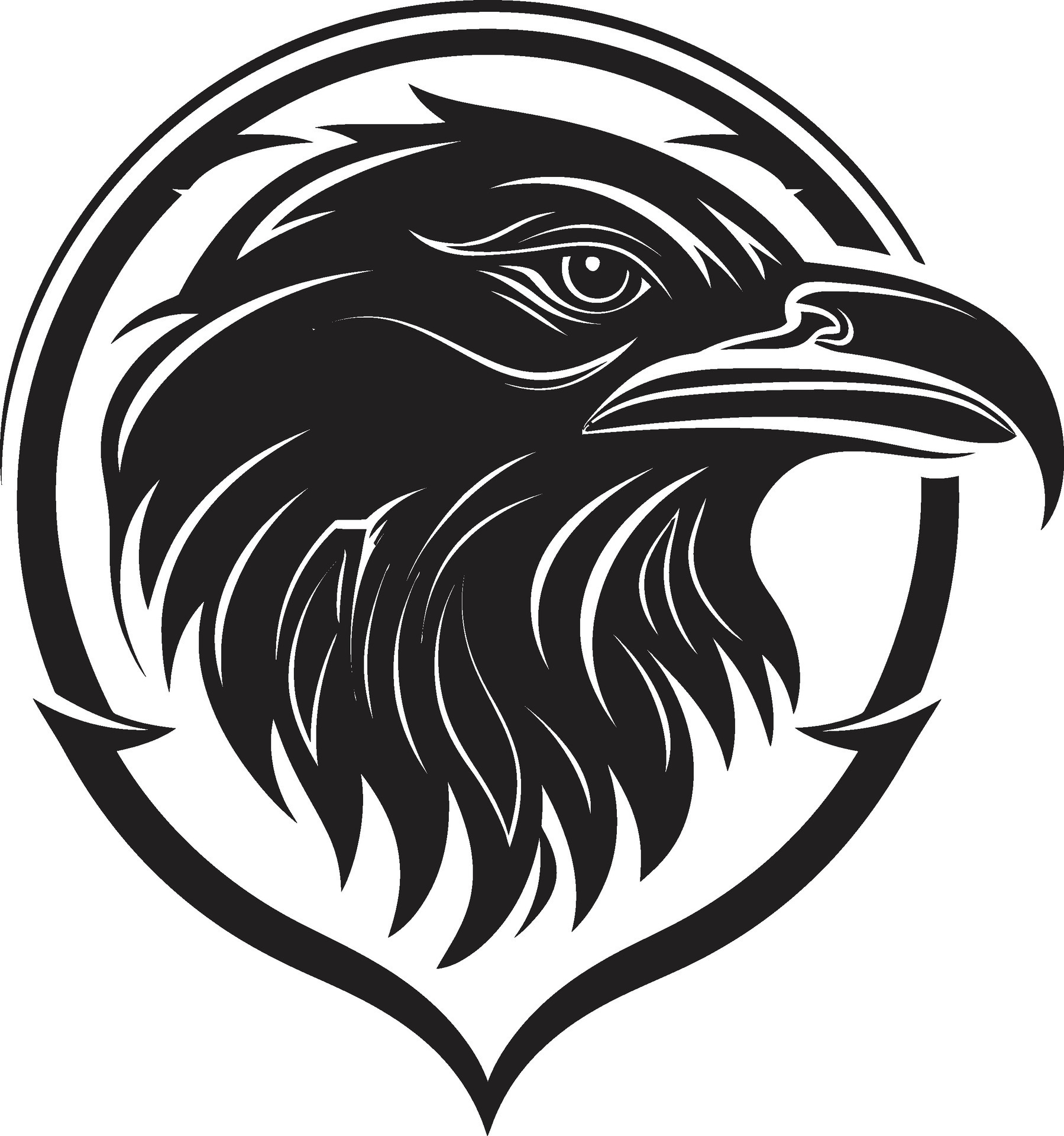 Sleek Raven Silhouette Seal Abstract Black Bird Insignia 33071208 ... Sleek Raven Silhouette Seal Abstract Black Bird Insignia 33071208 ...