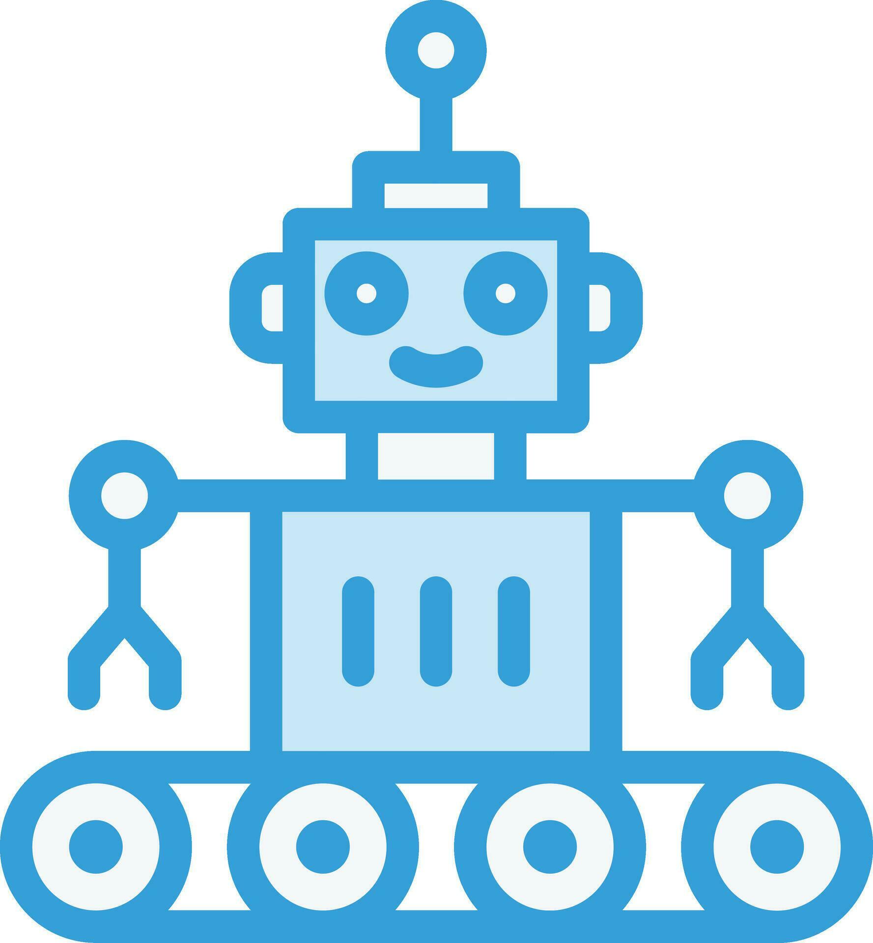Robot Vector Icon Design Illustration 33075505 Vector Art at Vecteezy