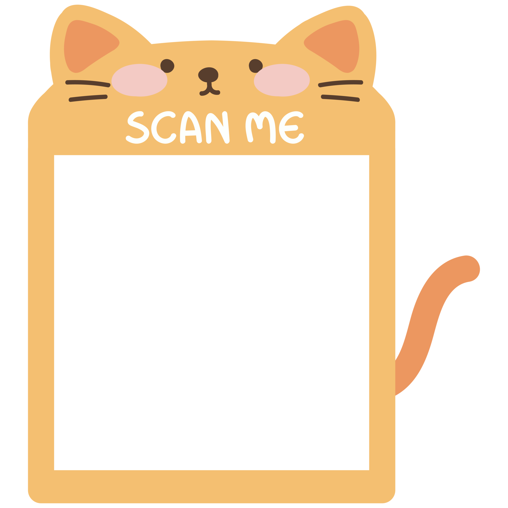Scan Me Qr Code Template Qr Code Frame Illustration For Mobile Apps Payment Apps And Morecute