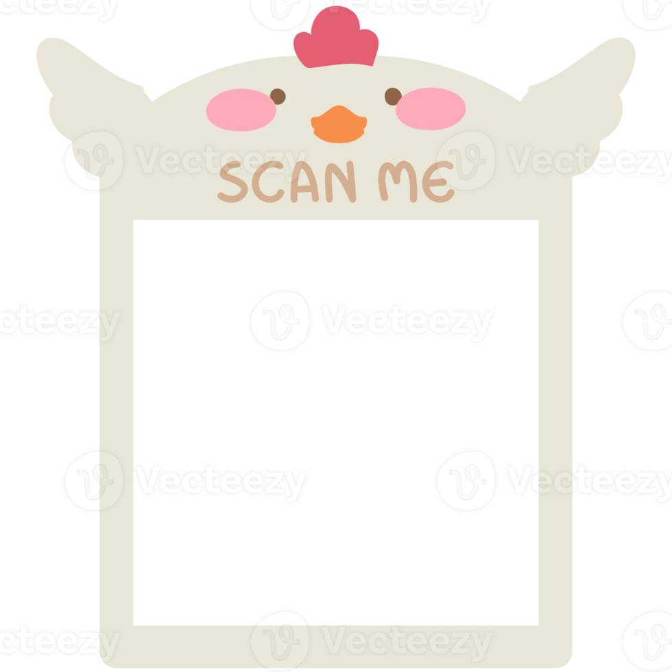Scan Me Qr Code Template Qr Code Frame Illustration For Mobile Apps