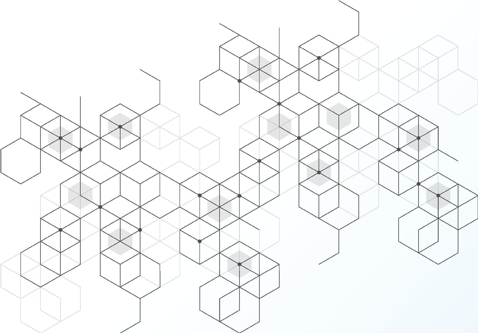 Abstract Hexagonal Molecular Structures In Technology Background And