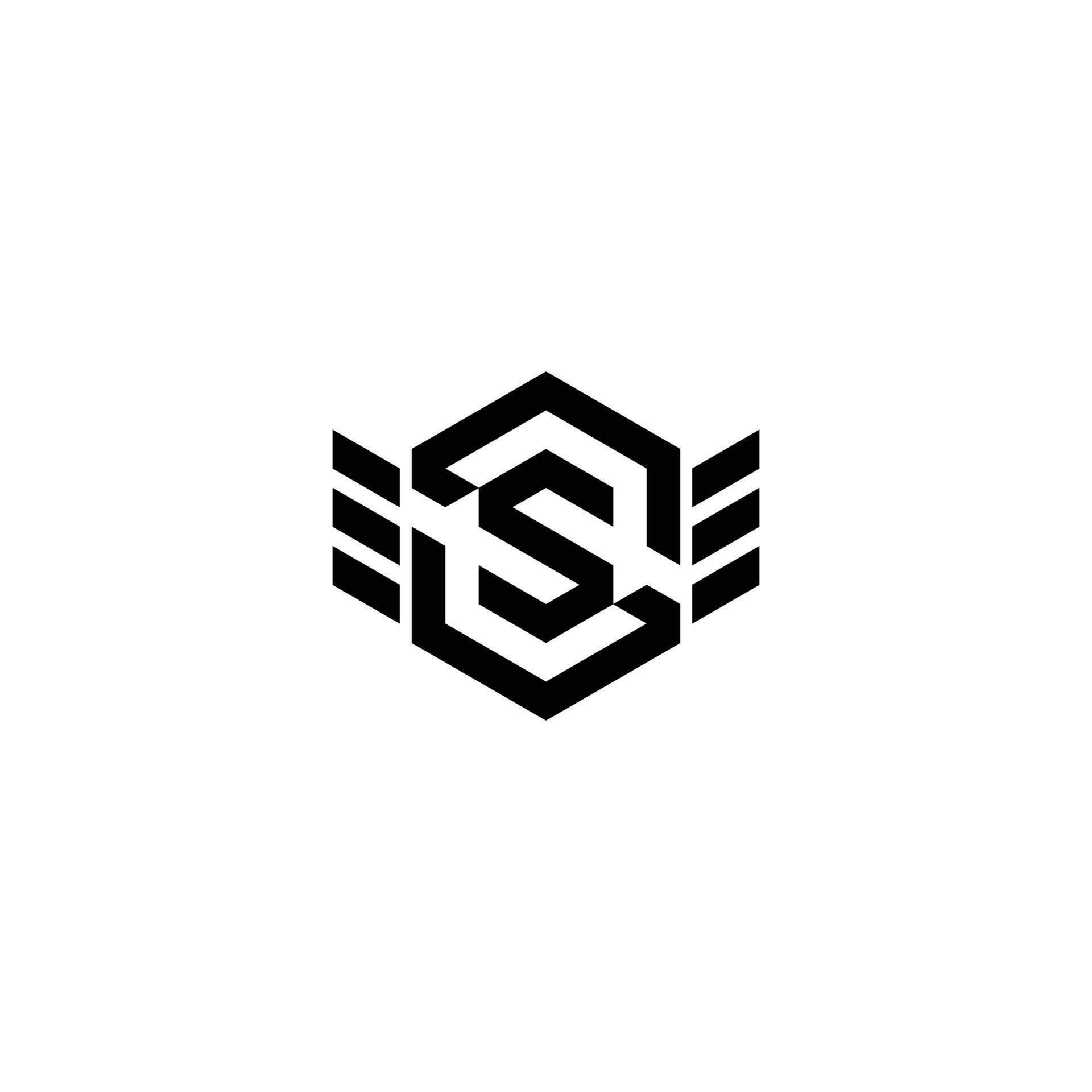 Ss Letter Hexagonal Sheap Combination Logo Design Ss Logo Design Vector Illustration 33084980