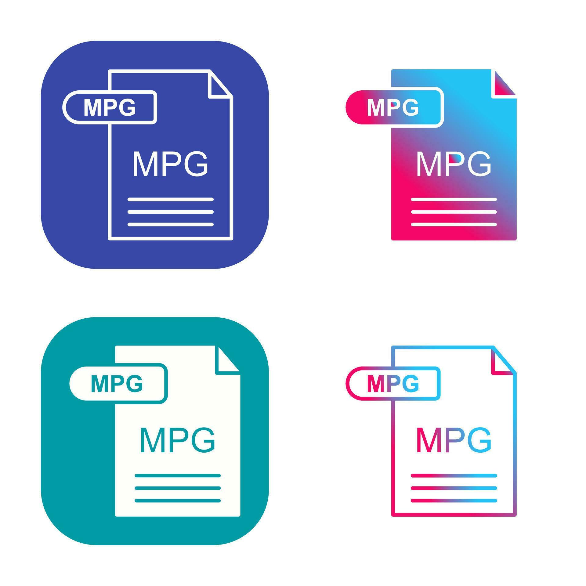 MPG Vector Icon 33091142 Vector Art at Vecteezy