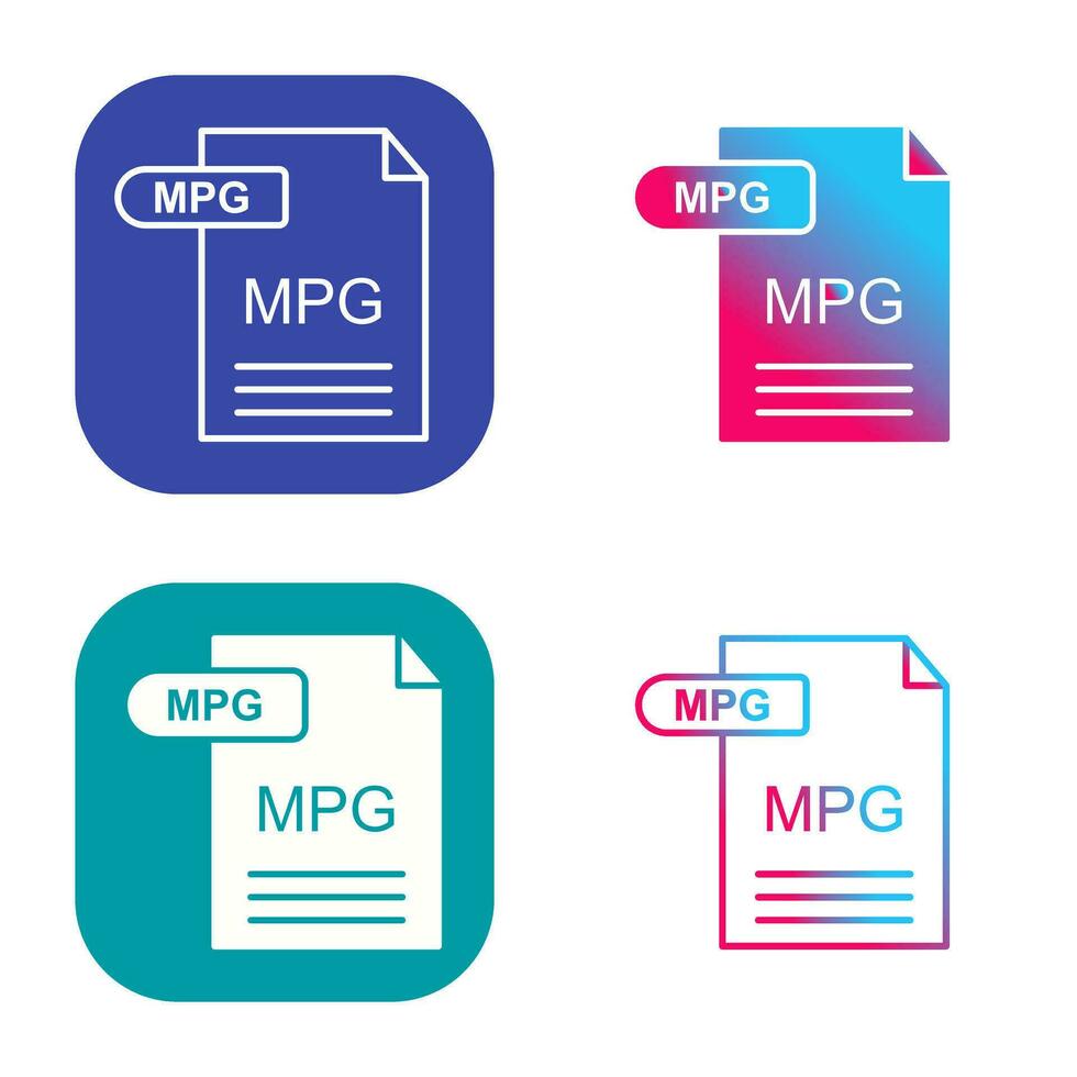 MPG Vector Icon 33091142 Vector Art at Vecteezy