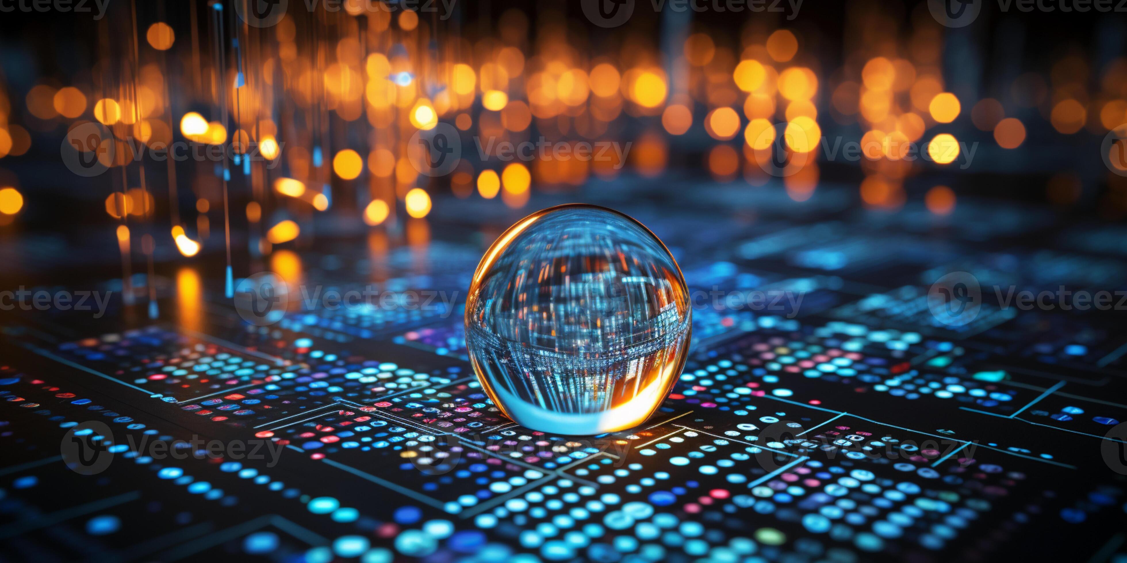 Data Visualization, Close up Technology Digitalization, Optimization of ...