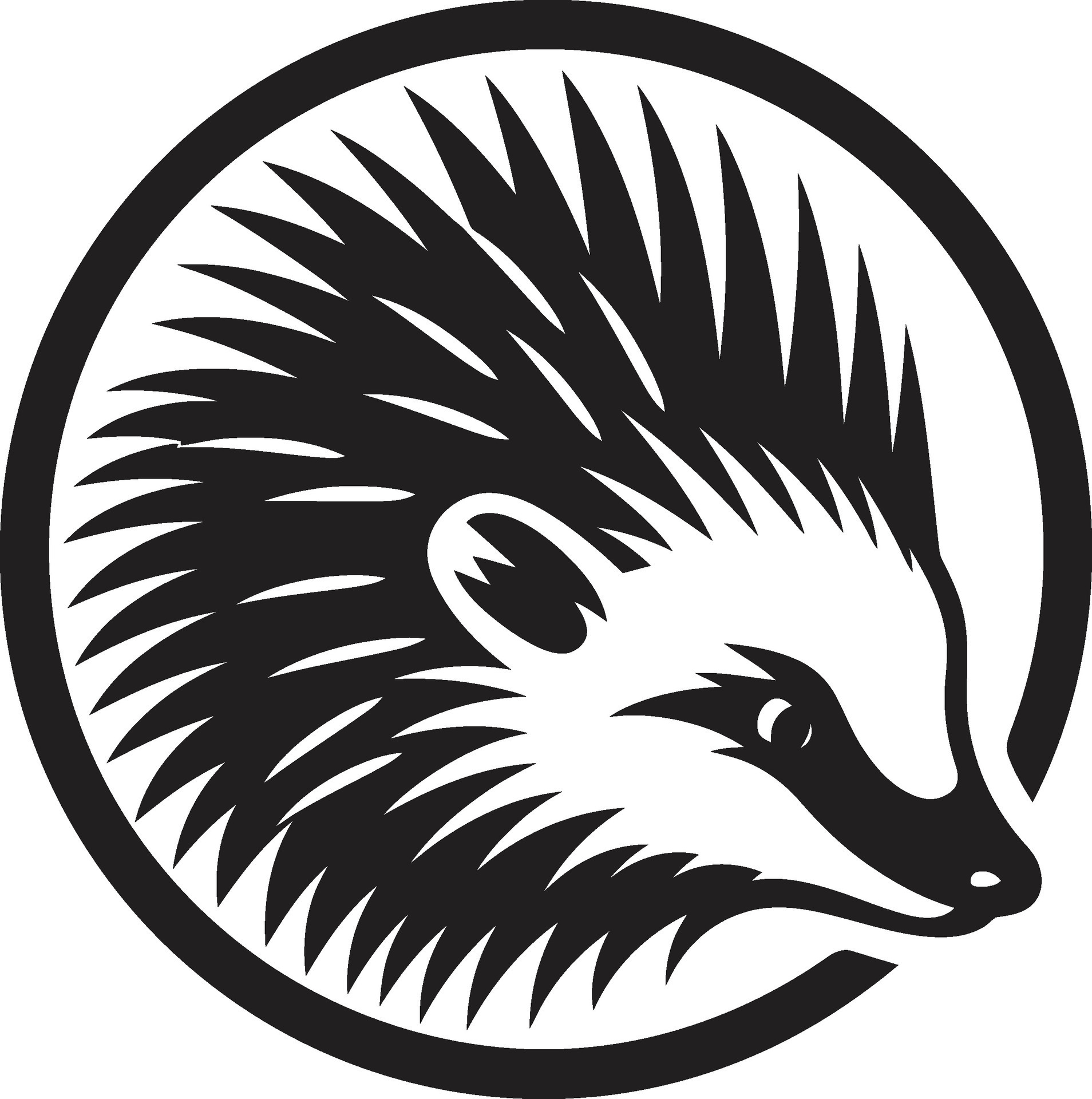 Porcupine Spike Badge of Distinction Sleek Black Rabbit Emblem 33101816 ... Porcupine Spike Badge of Distinction Sleek Black Rabbit Emblem 33101816 ...