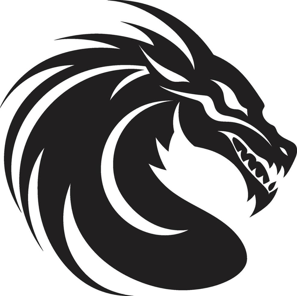 Epic Encounter Vector Art of the Dragons in Black Midnight Sovereign ...