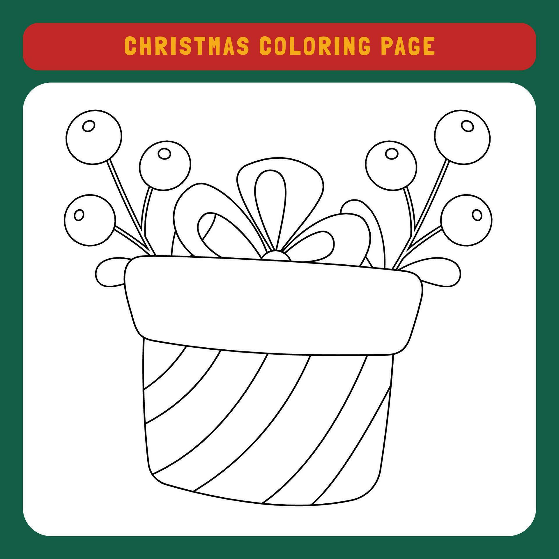 Merry Christmas worksheets and coloring page for kids. Winter activity ...