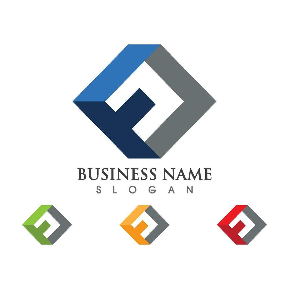 F Letter icon vector Illustration design template 33105869 Vector Art ...