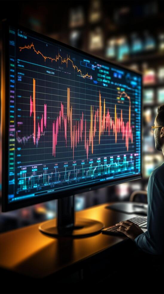 Analyzing trends Business, stock market overview through informative ... Analyzing trends Business, stock market overview through informative ...