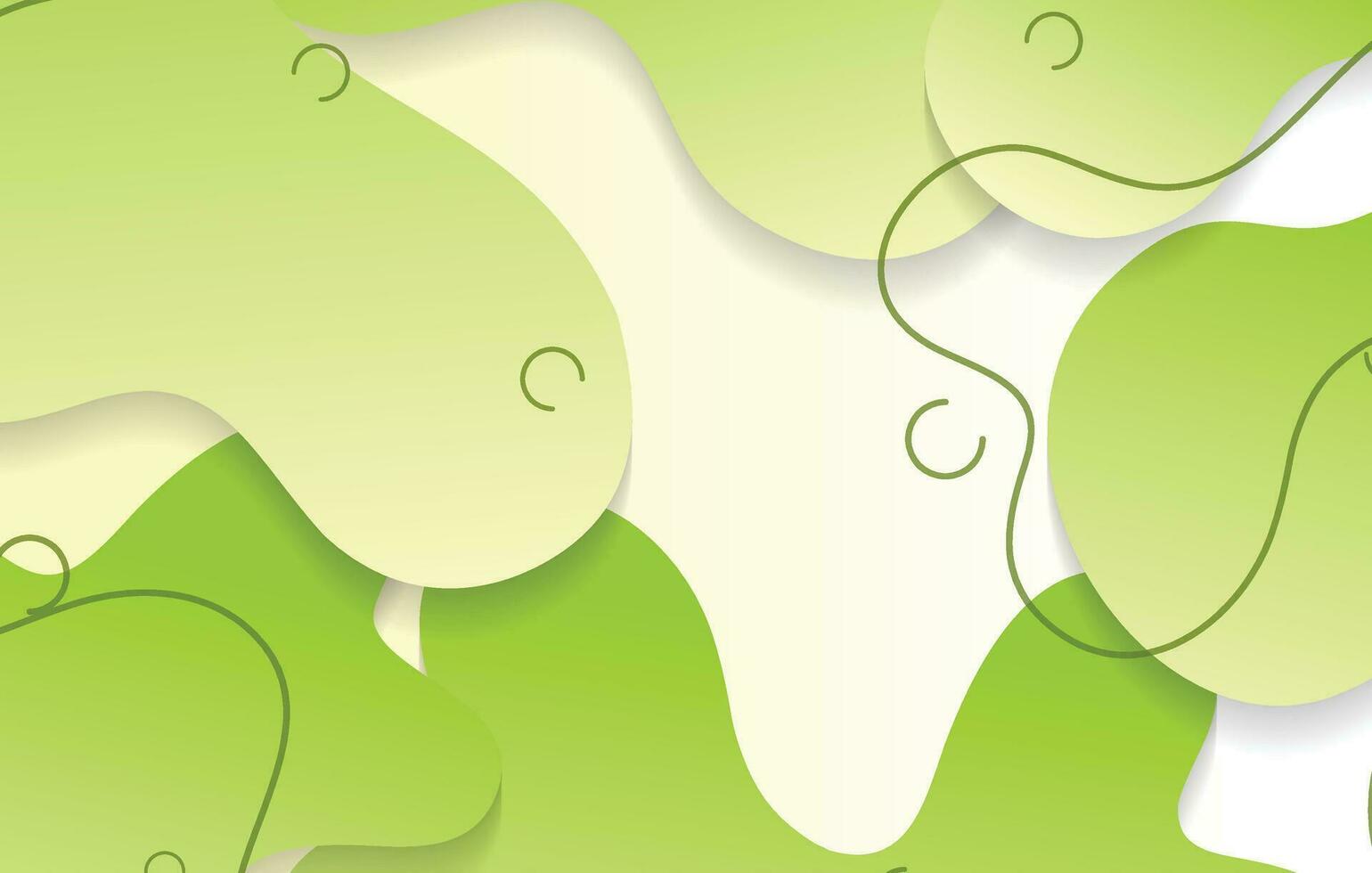 Abstract Gradient Dynamic Fluid Shapes Background Design Template
