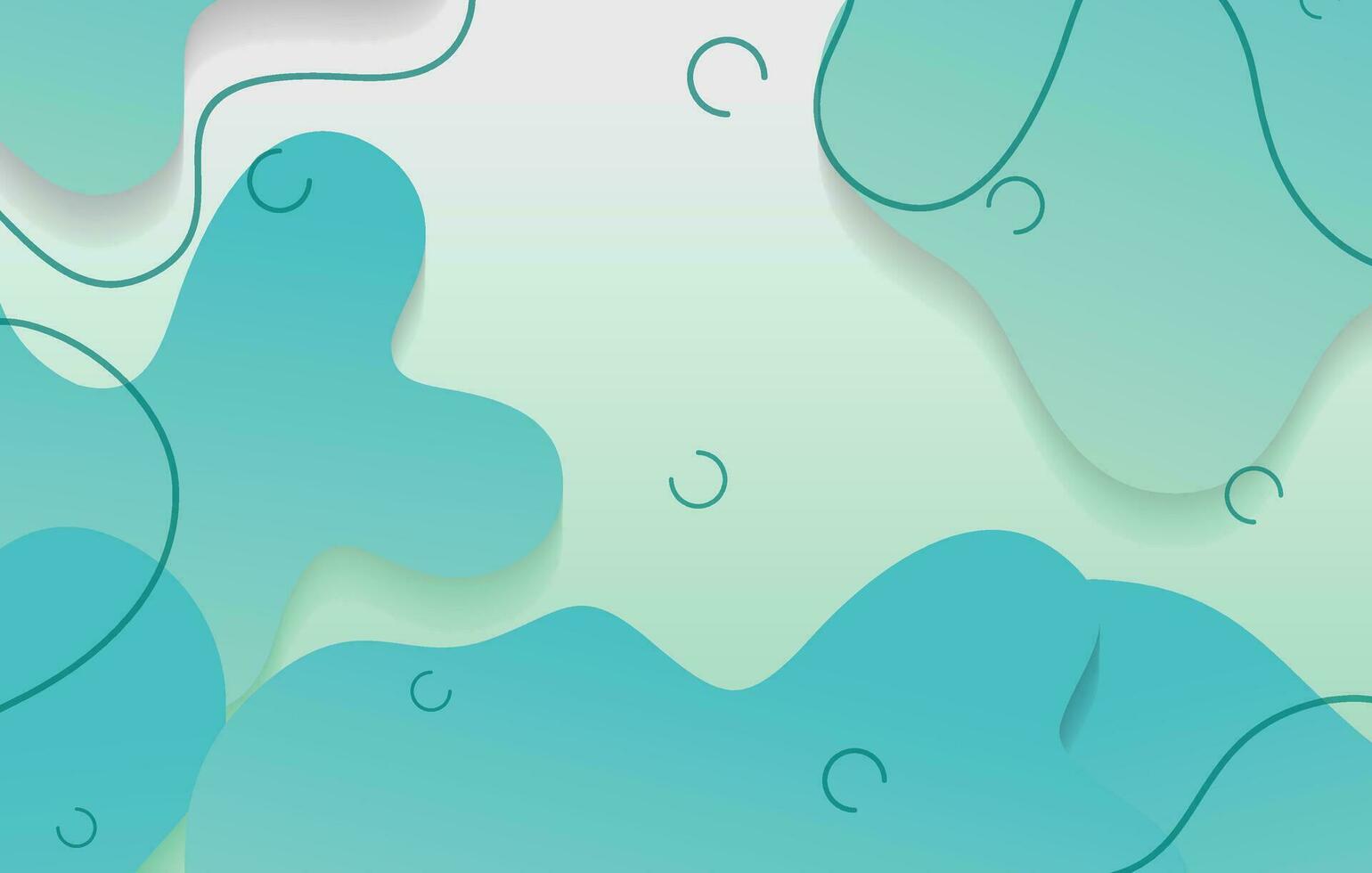 Abstract Gradient Dynamic Fluid Shapes Background Design Template