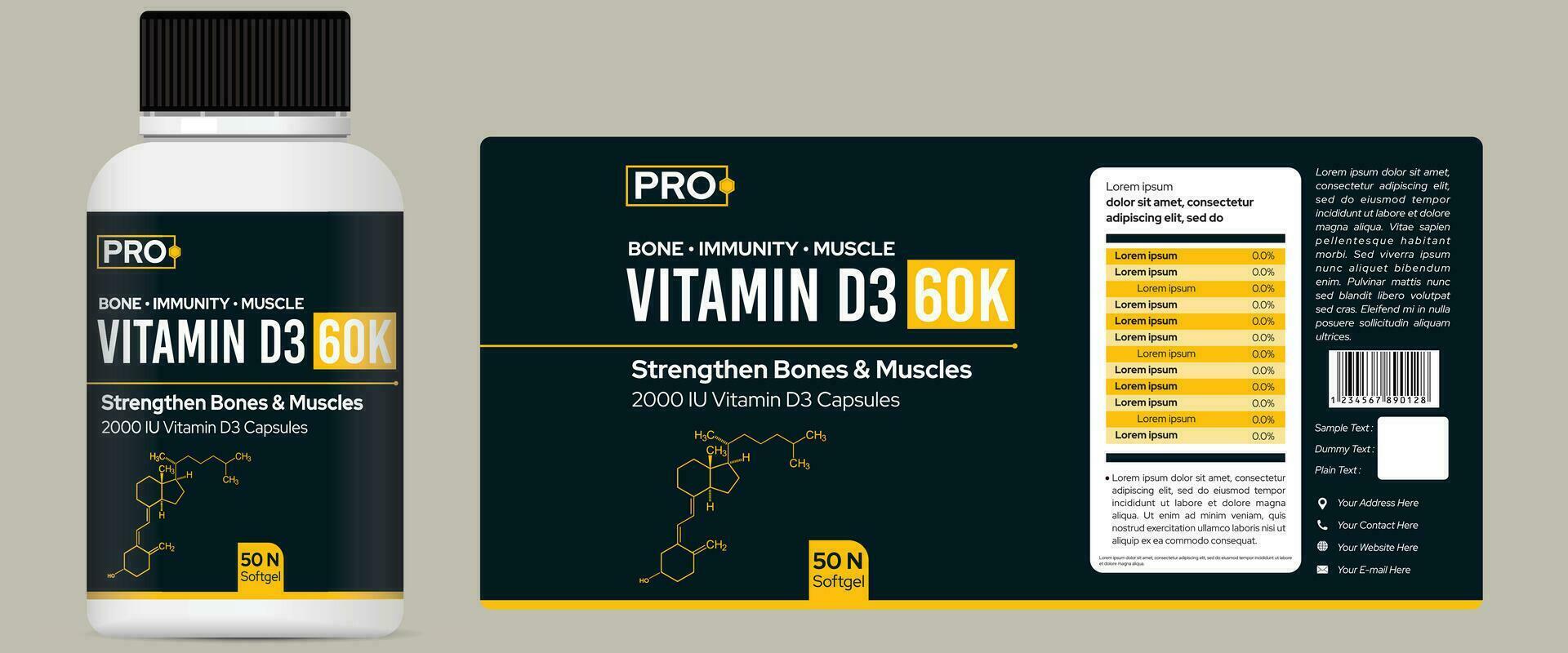 Vitamin D3 Label Design Supplement Label Design Multivitamins label ... Vitamin D3 Label Design Supplement Label Design Multivitamins label ...
