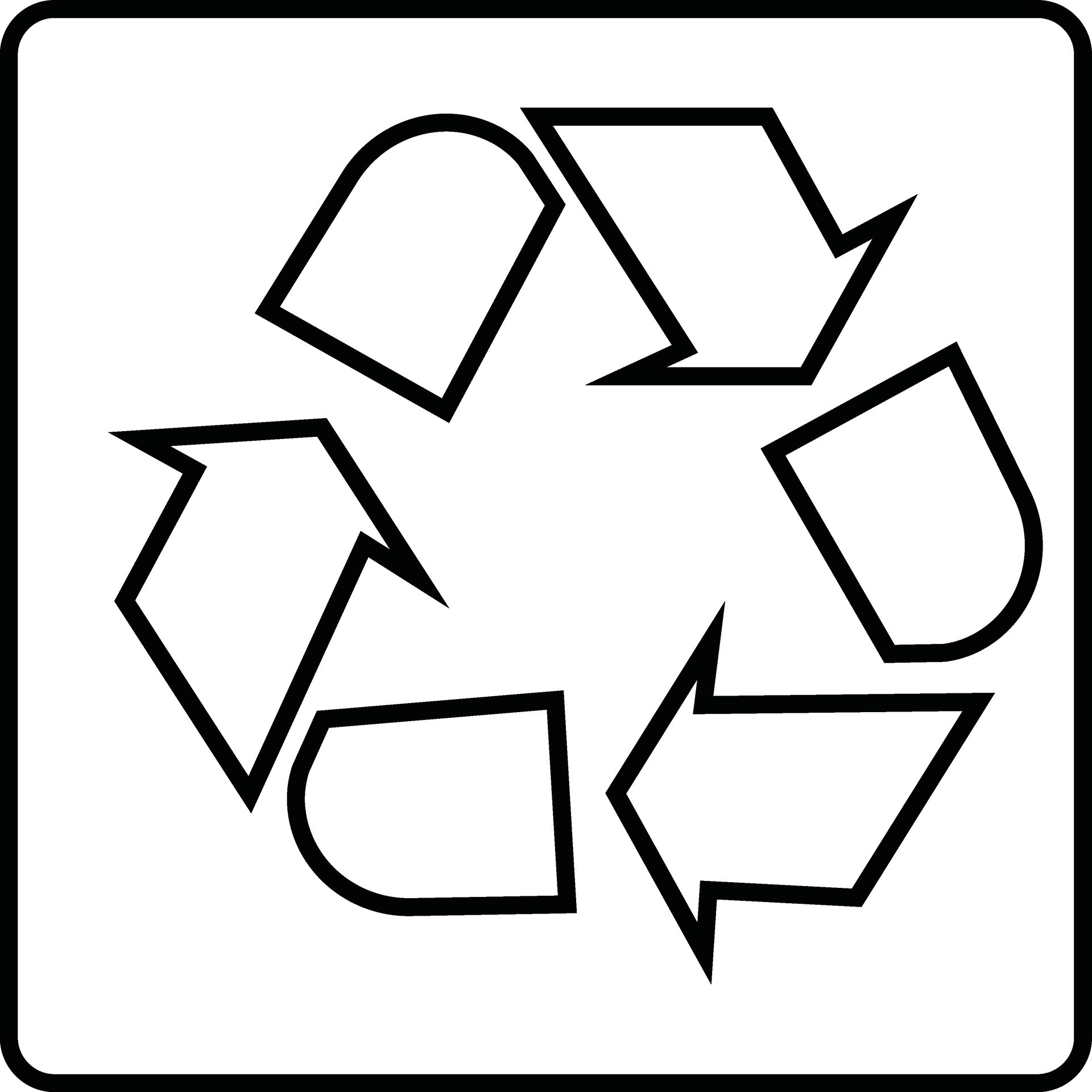 Circular Arrows Circular Motion Icon Recycling Symbol Refresh And