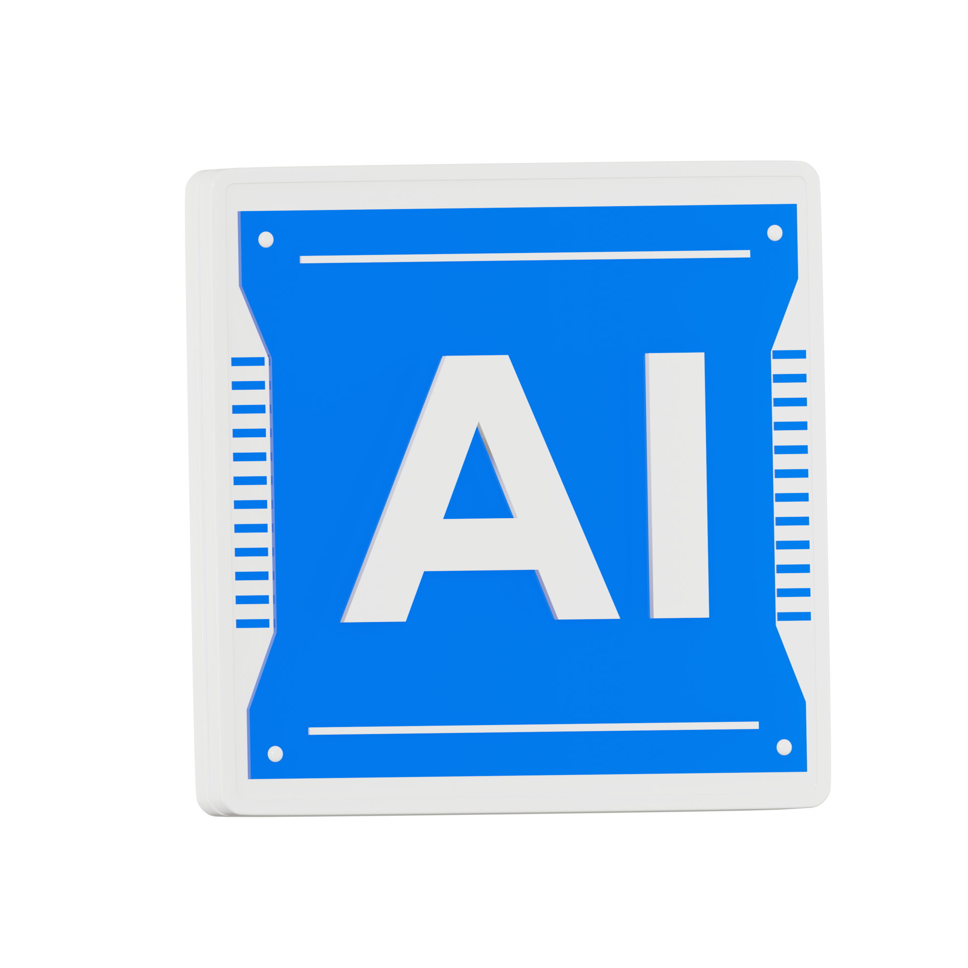 Chip Artificial Intelligence 3d Icon 33127656 Png