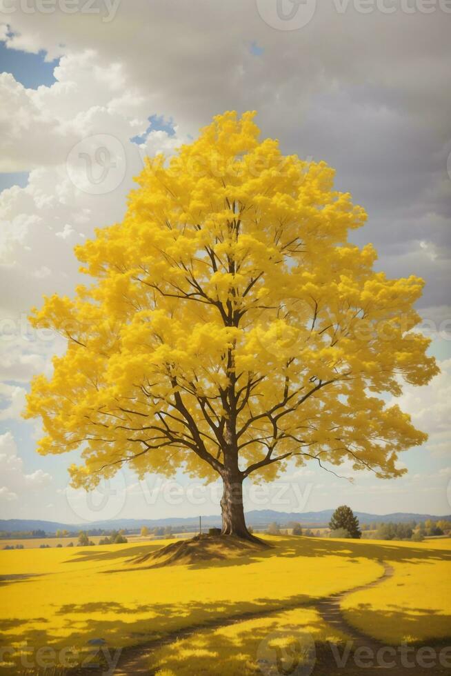 Yellow Tree Stock Photos, Images and Backgrounds for Free Download