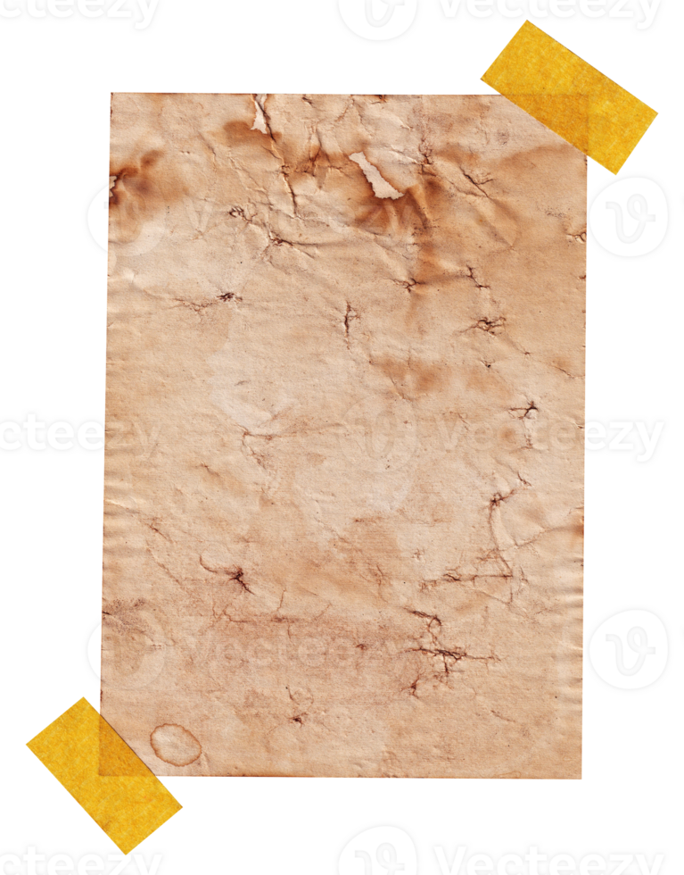 Old Paper Texture With Tape 33136017 Png