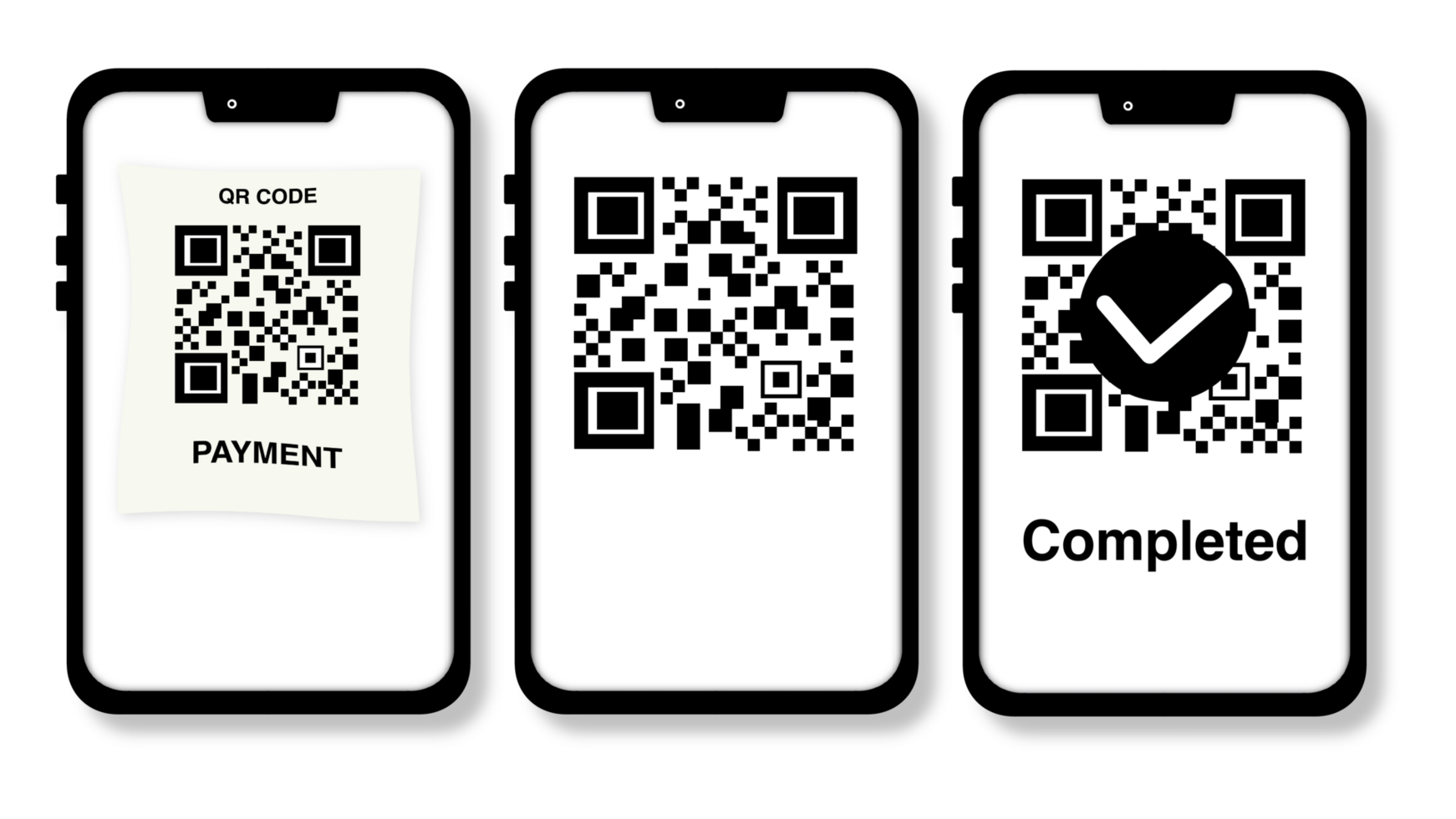 Mobile Phone To Scan A QR Code, Scan QR code flat icon with phone ... Mobile Phone To Scan A QR Code, Scan QR code flat icon with phone ...