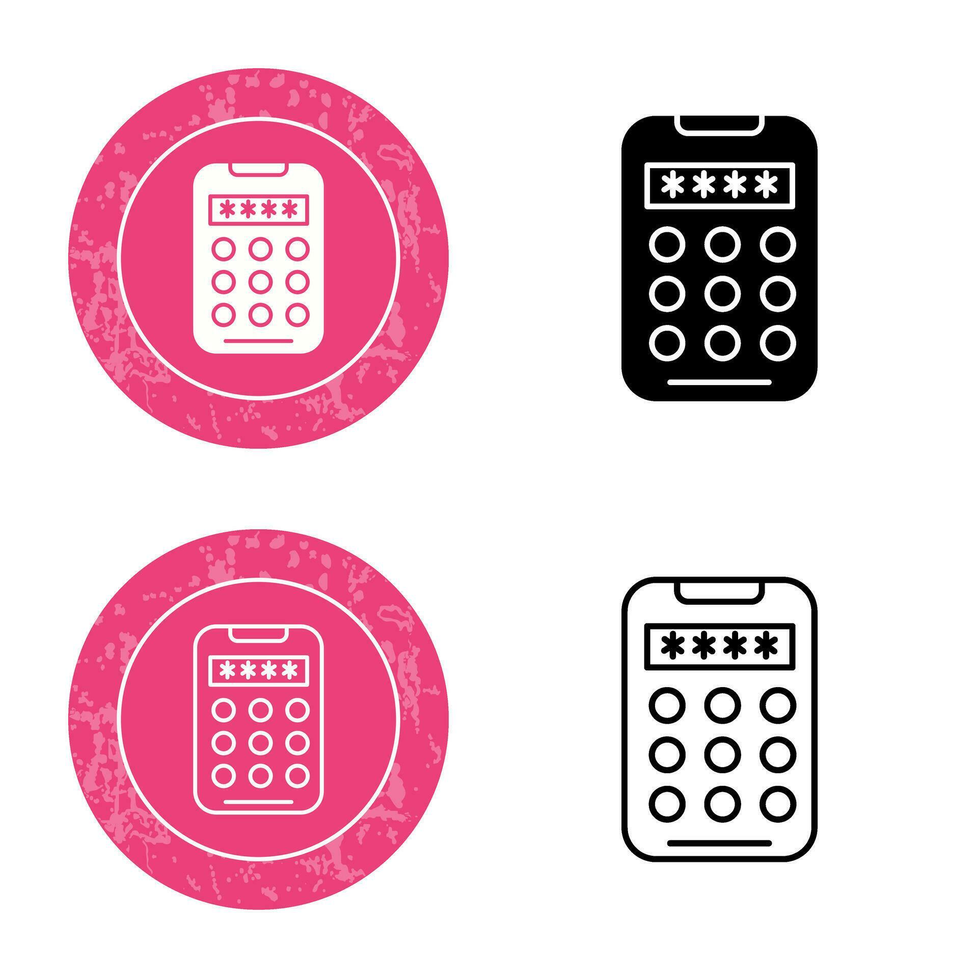Pin Code Vector Icon 33136791 Vector Art at Vecteezy