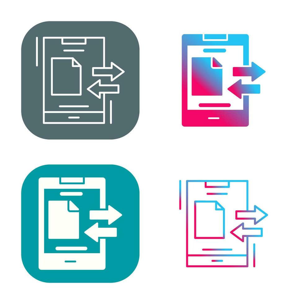 Data Transfer Vector Icon 33143738 Vector Art at Vecteezy