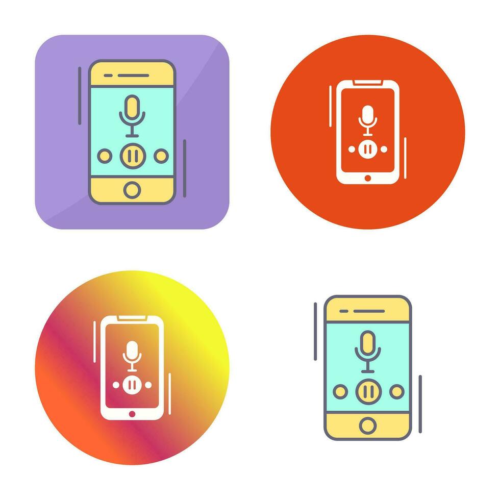 Voice Record Vector Icon 33144661 Vector Art at Vecteezy