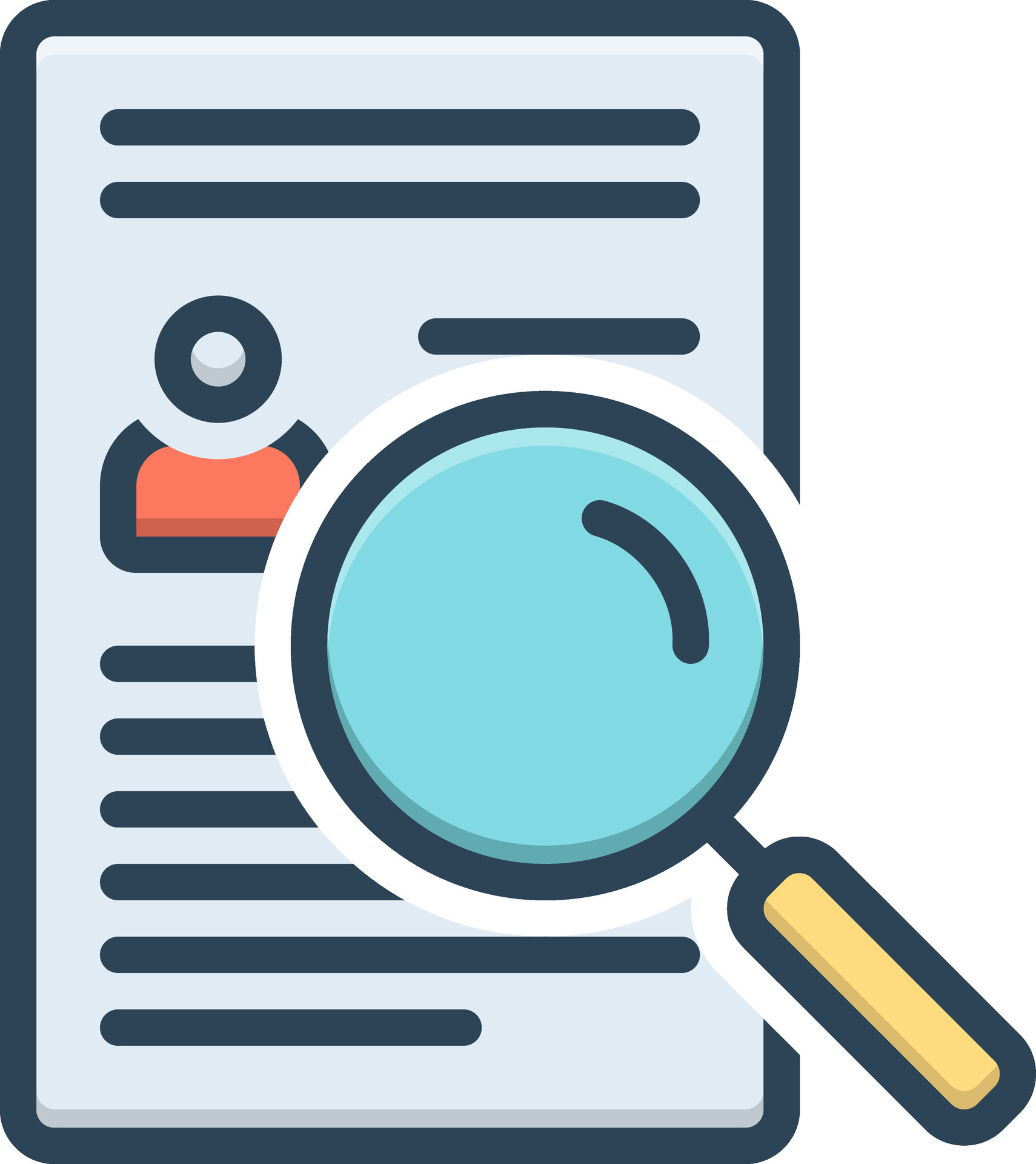 color icon for findings 33147295 Vector Art at Vecteezy