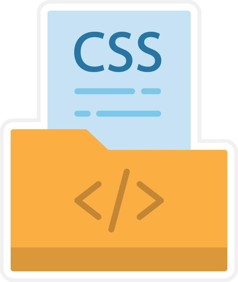 icono de vector de archivo css 33150016 Vector en Vecteezy