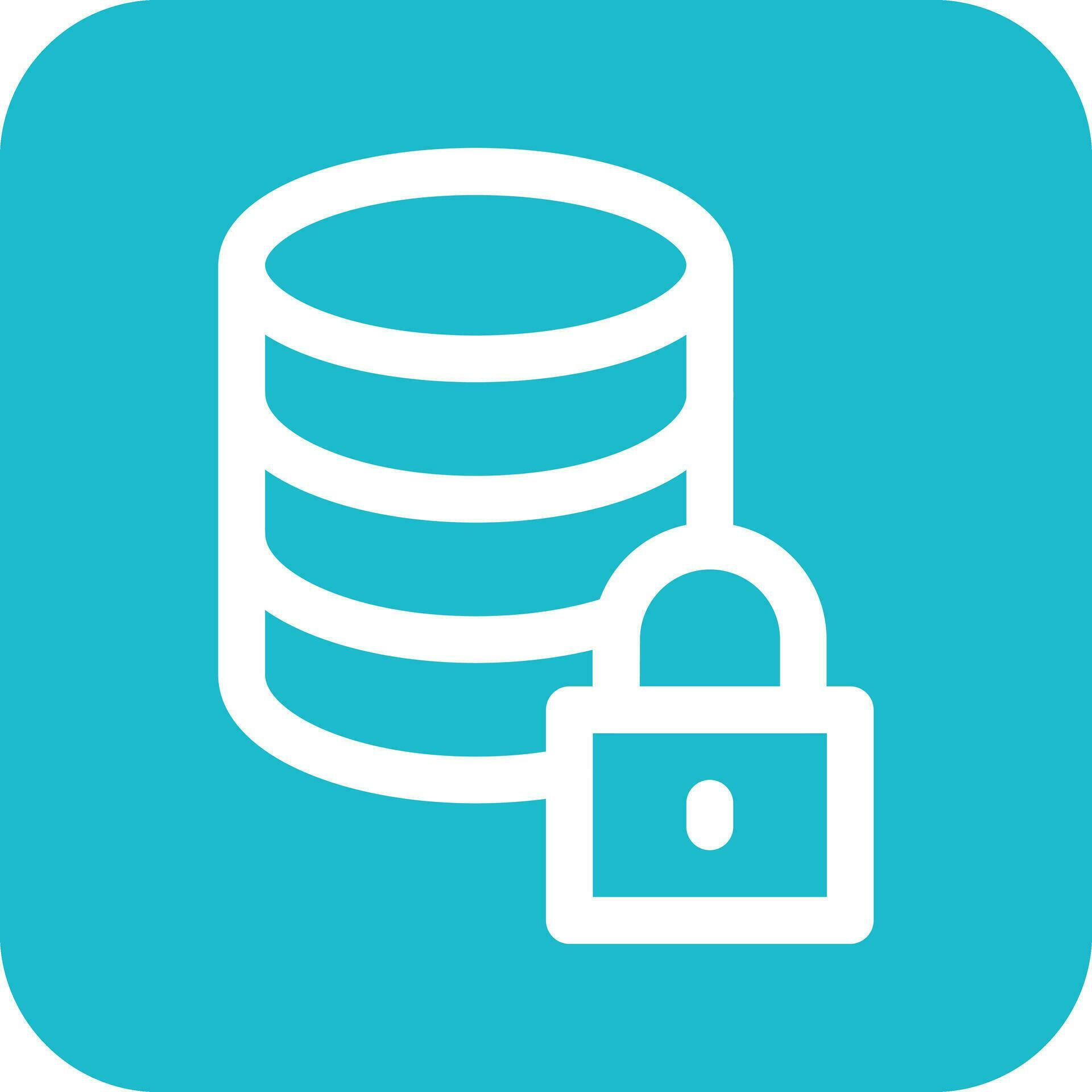 Database Lock Vector Icon 33152048 Vector Art at Vecteezy