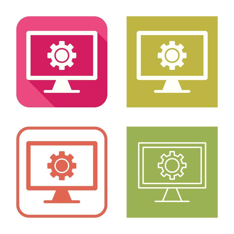 Monitor Screen Vector Icon 33153097 Vector Art at Vecteezy