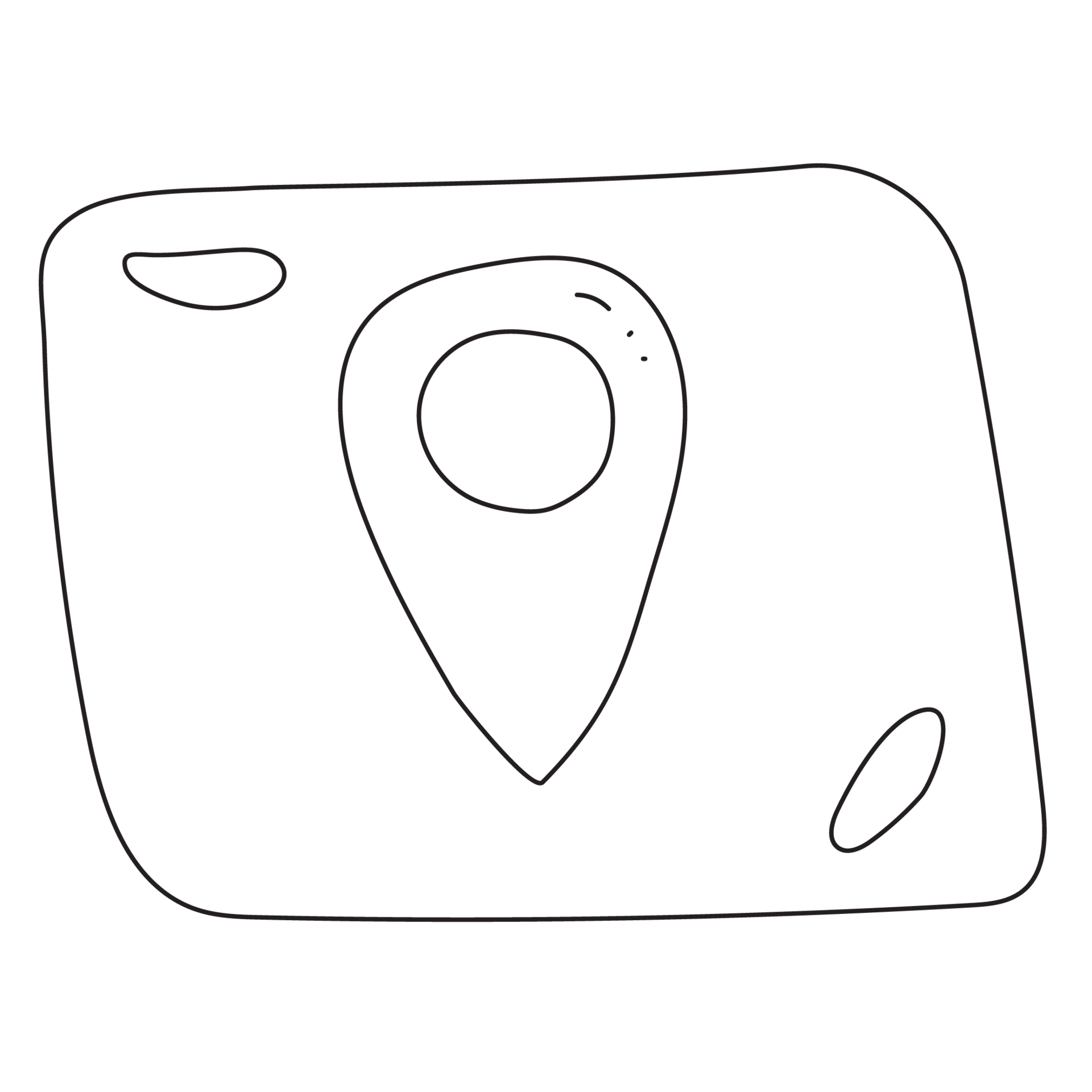 Pin Doodle Web Element 2d Outline Illustrations 33156521 Png