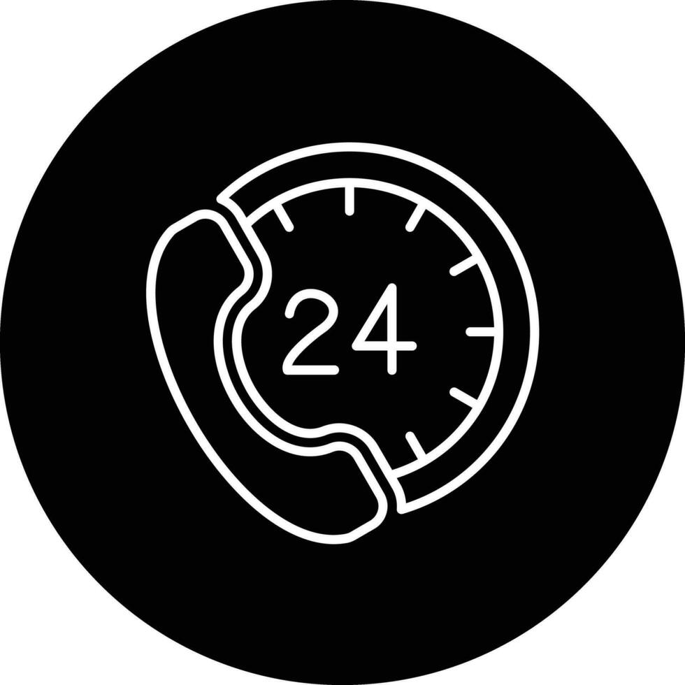 icono de vector de soporte 24h 33159125 Vector en Vecteezy
