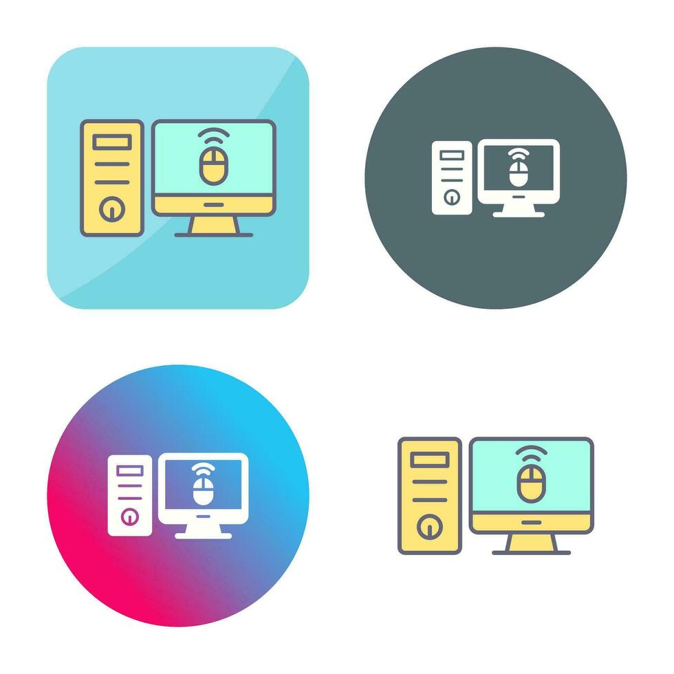 Desktop Computer Vector Icon 33165257 Vector Art at Vecteezy