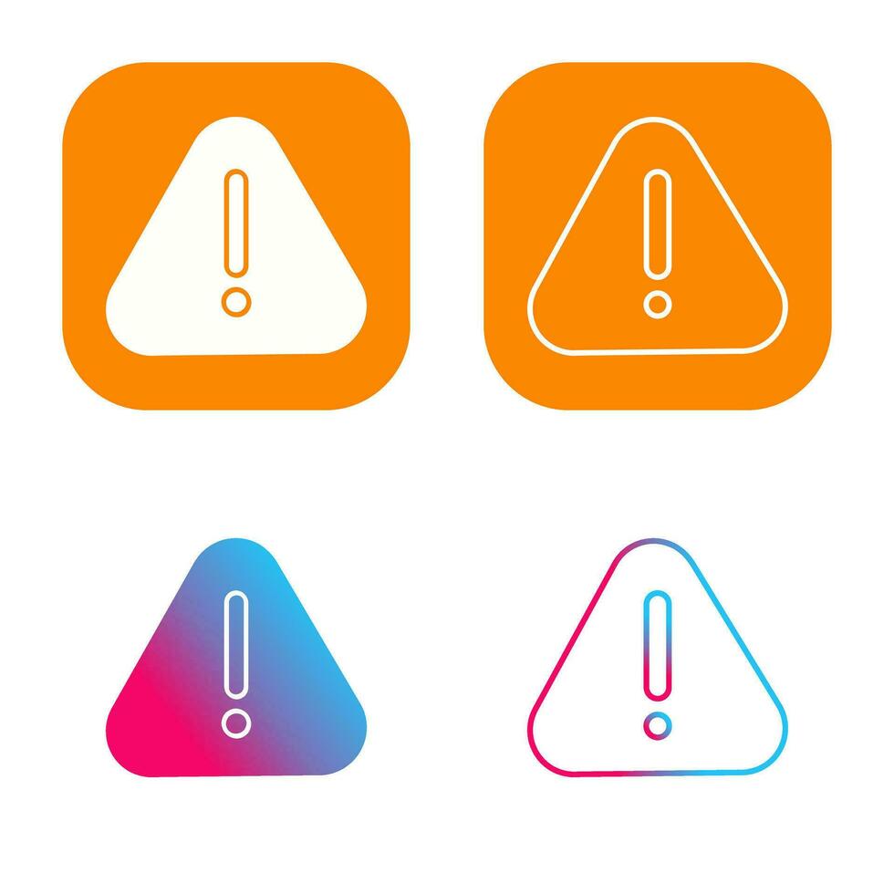 Warning Vector Icon 33167629 Vector Art at Vecteezy