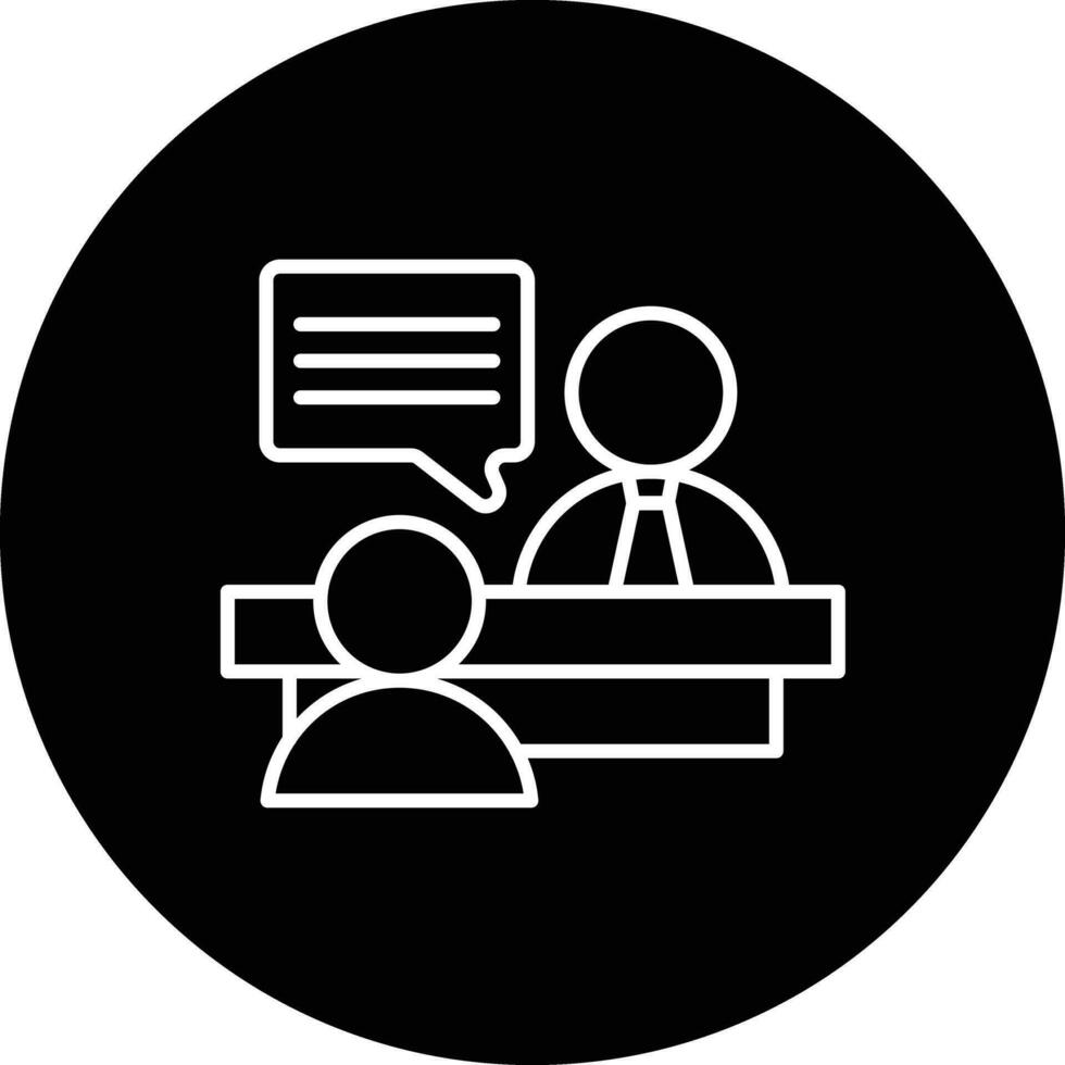 icono de vector de entrevista 33175588 Vector en Vecteezy