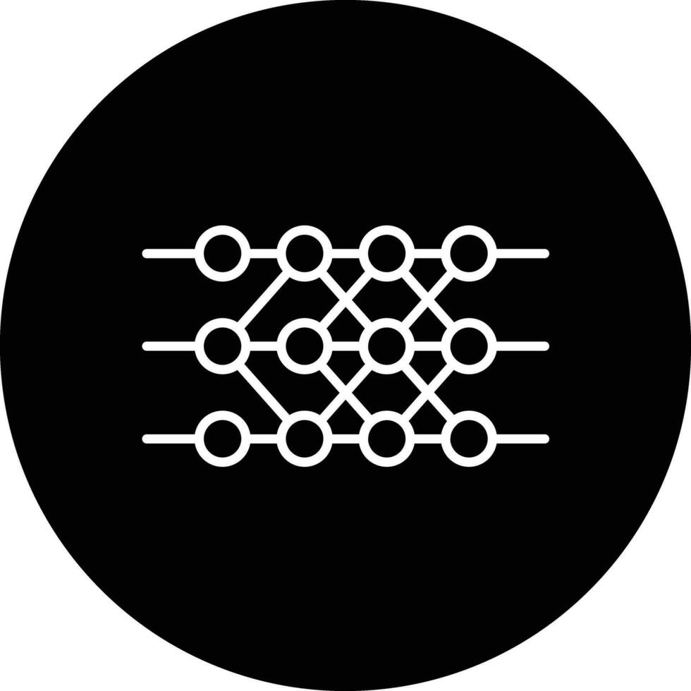Neural Network Vector Icon 33176033 Vector Art At Vecteezy