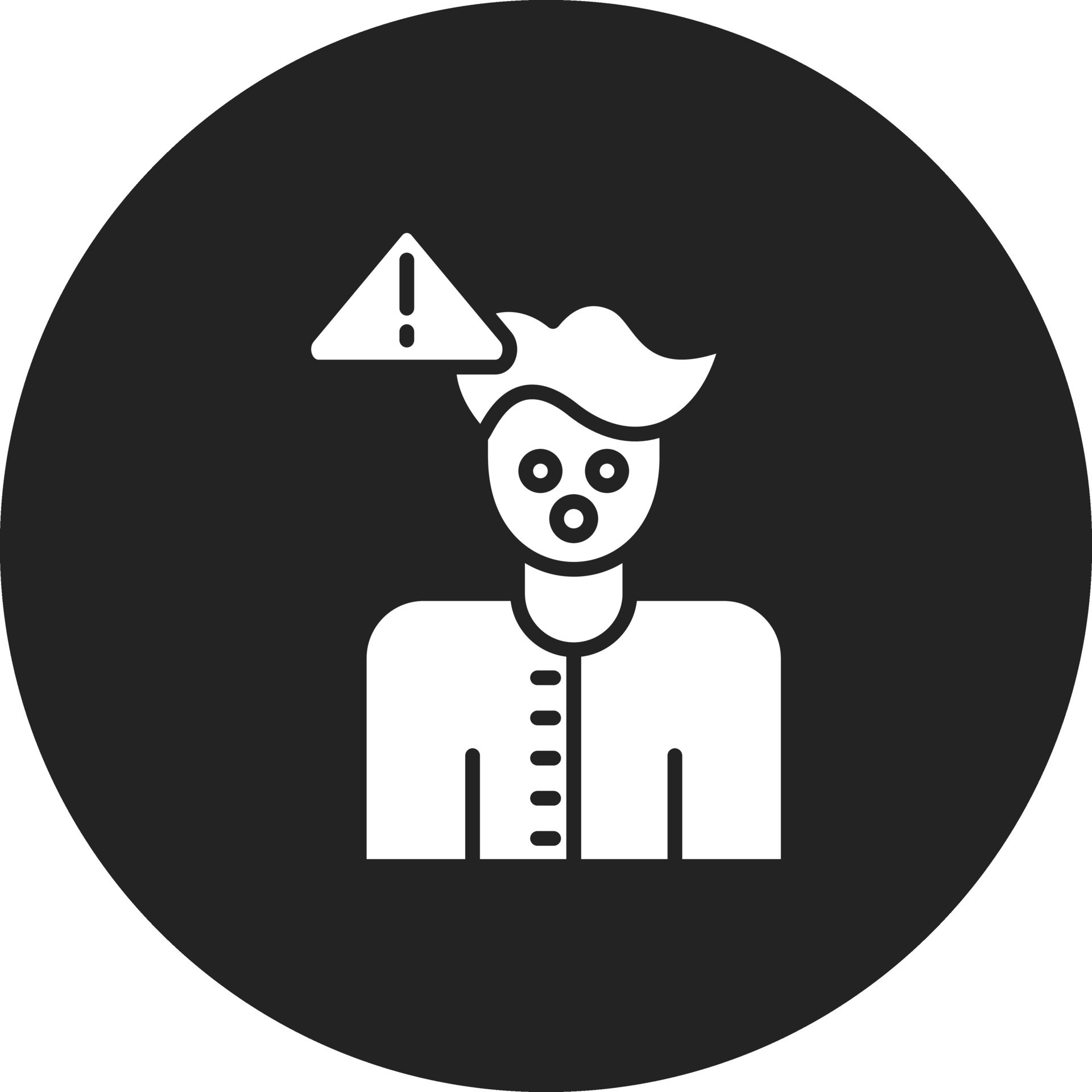 Panic Attack Vector Icon 33178773 Vector Art at Vecteezy