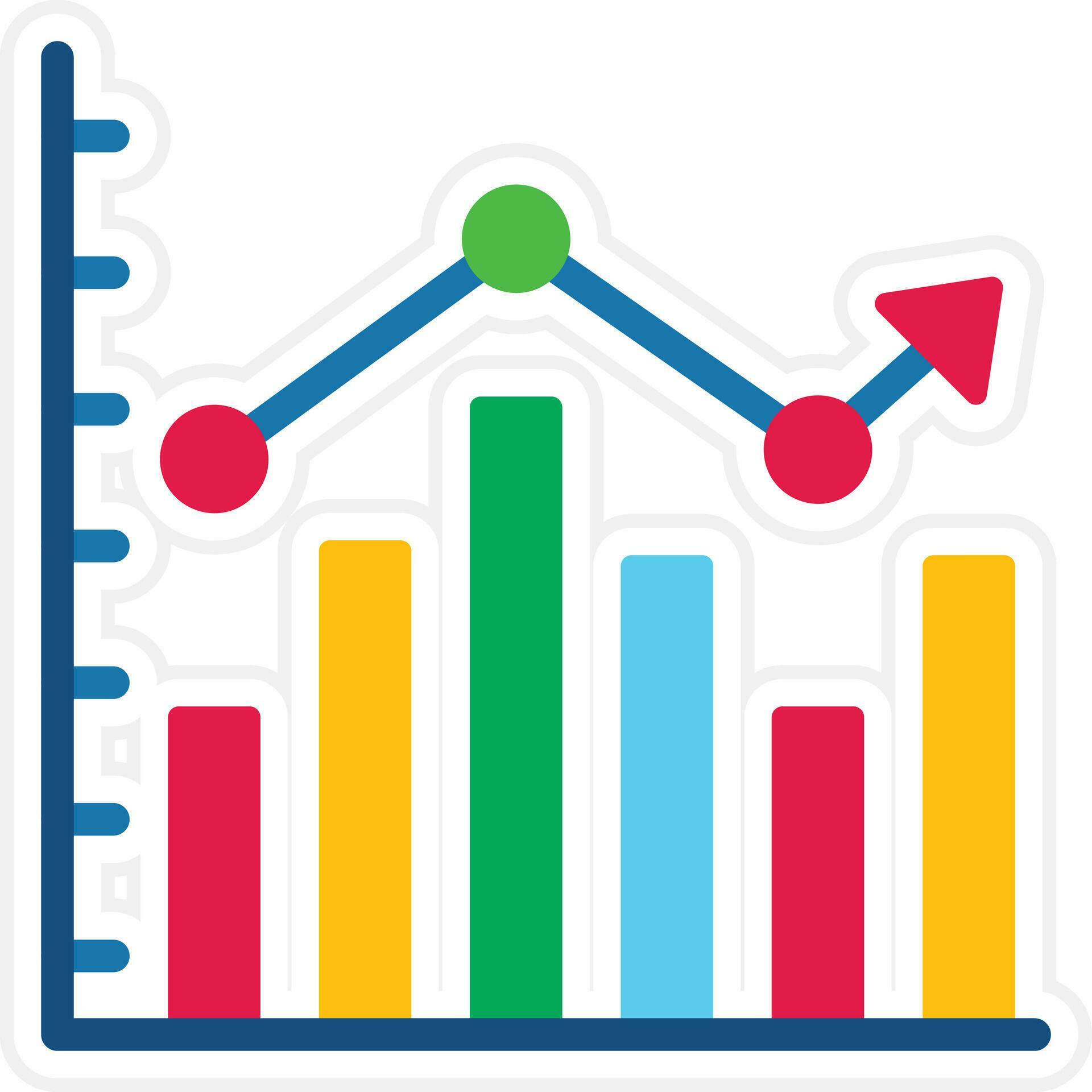 Column Chart Vector Icon 33182809 Vector Art at Vecteezy