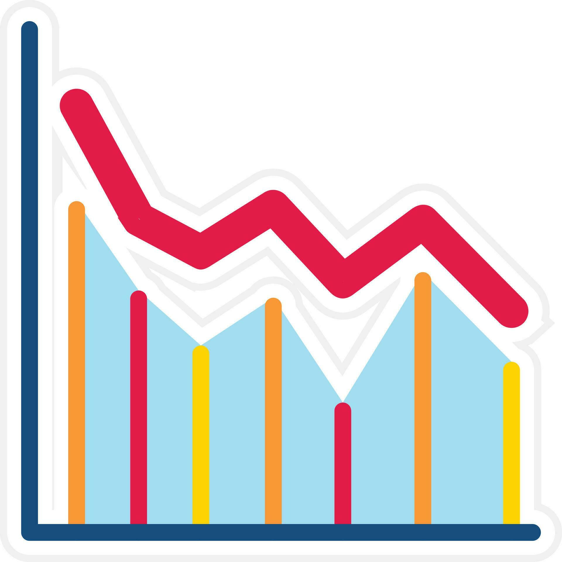 Declining Line Graph Vector Icon 33182826 Vector Art at Vecteezy Declining Line Graph Vector Icon 33182826 Vector Art at Vecteezy