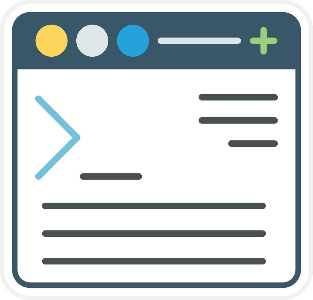 Code Terminal Vector Icon 33184676 Vector Art at Vecteezy