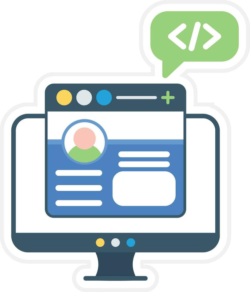 icono de vector de desarrollo frontend 33184709 Vector en Vecteezy