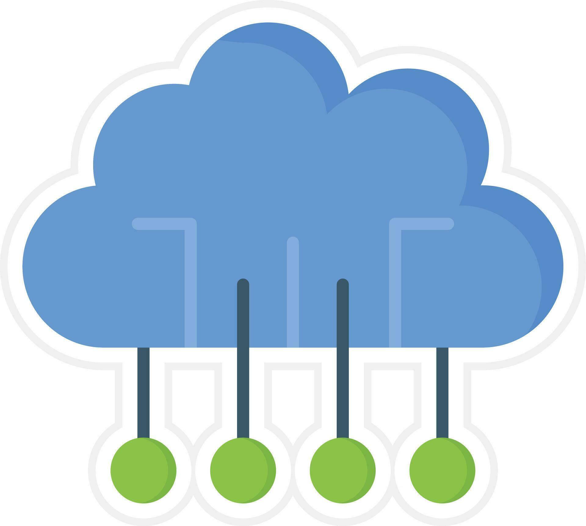 Cloud Networking Vector Icon 33185222 Vector Art at Vecteezy